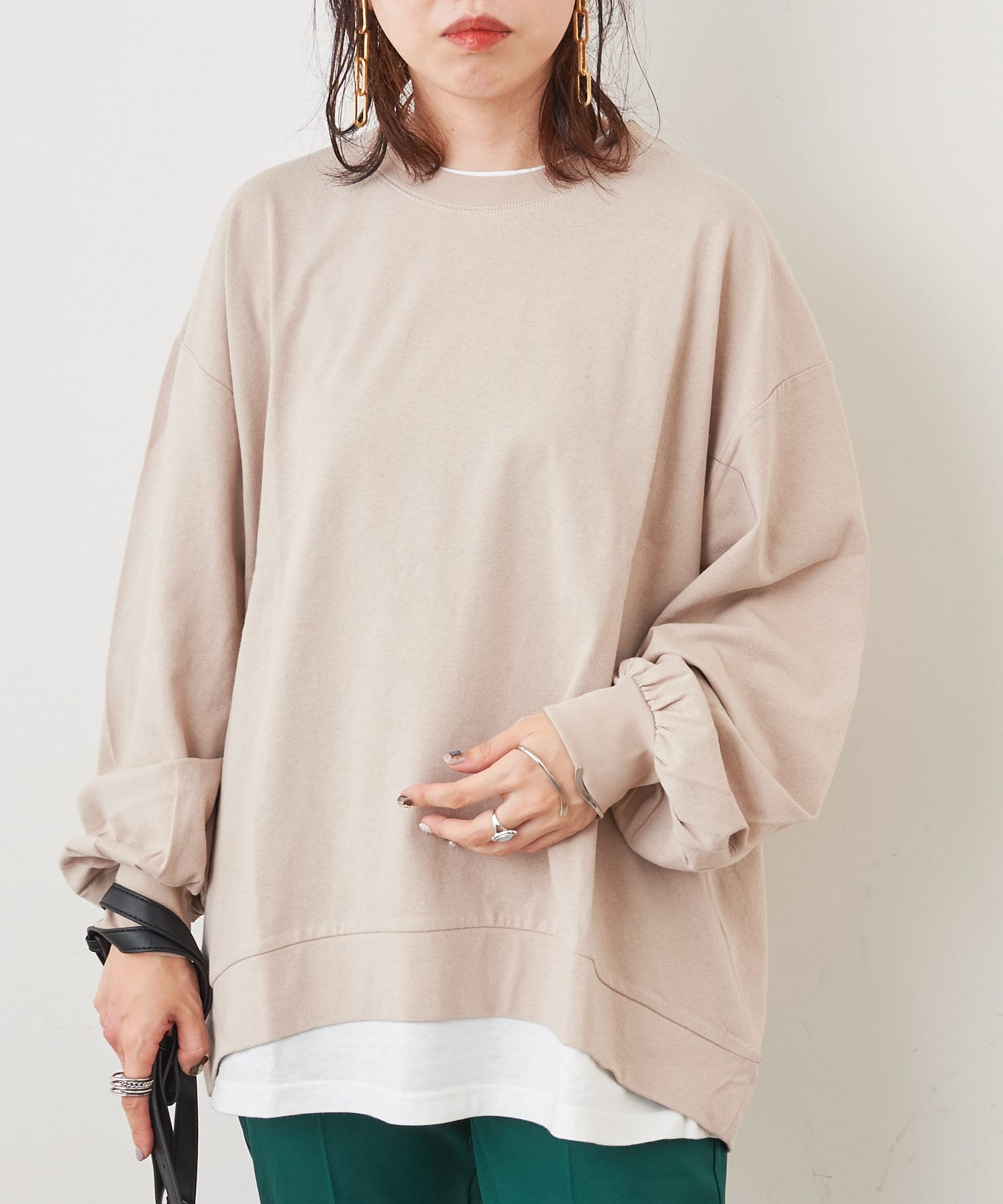 ドッキング ゆったりトップス | NICE CLAUP / OLIVE des OLIVE OUTLET(ナイスクラップ / オリーブ デ ...