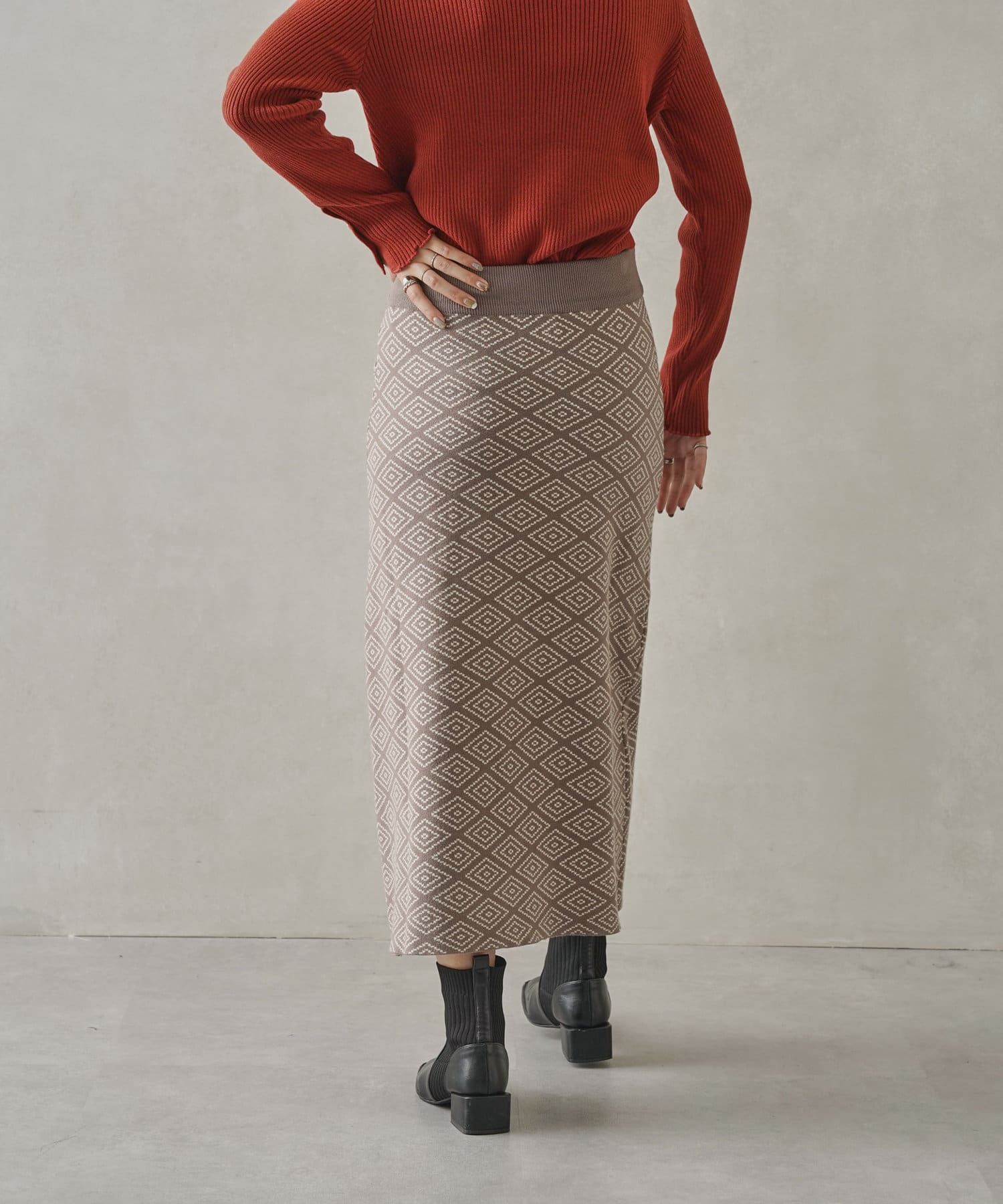 ジャガードニットナロースカート | Chez toi(シェトワ)レディース | PAL CLOSET(パルクローゼット) - パルグループ公式 ...