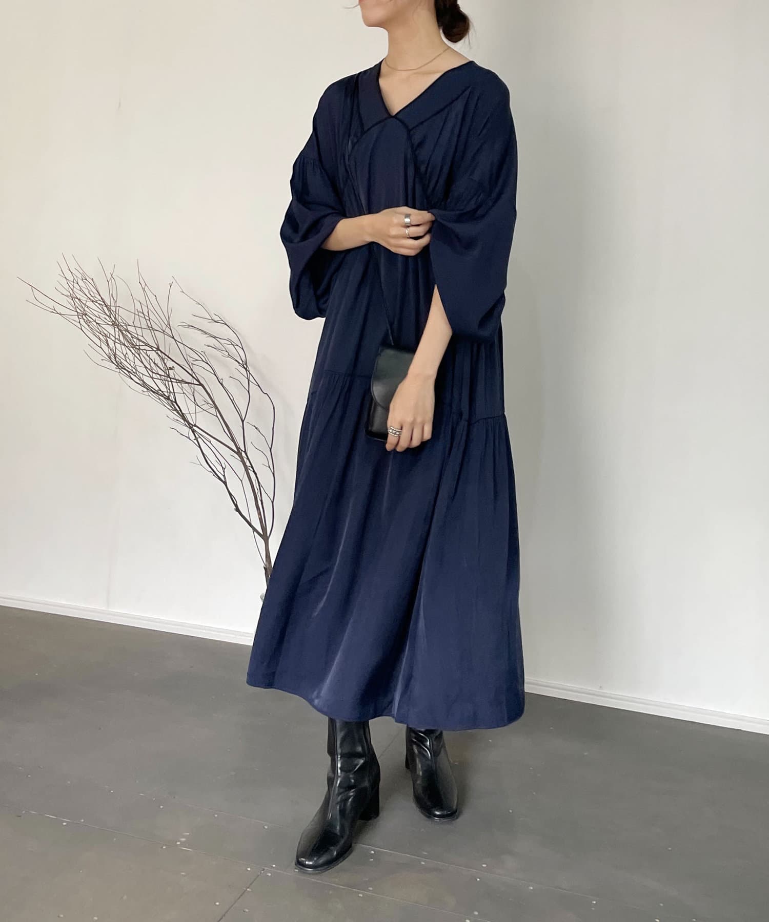 【CAPRICIEUX LE'MAGE】パイピングドレスワンピース | OUTLET(アウトレット)レディース | PAL CLOSET(パル ...