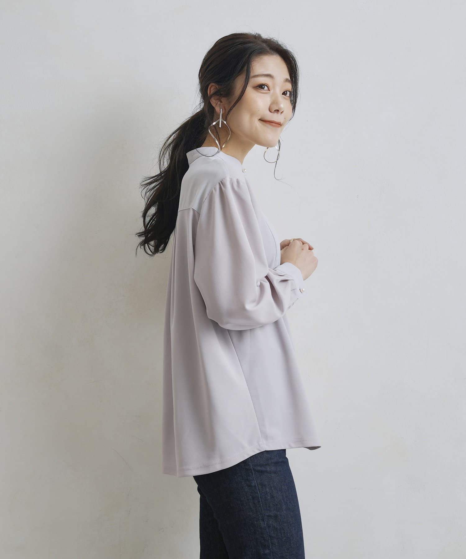 ヨーク異素材パールボタンブラウス | Chez toi(シェトワ)レディース | PAL CLOSET(パルクローゼット) - パルグループ ...
