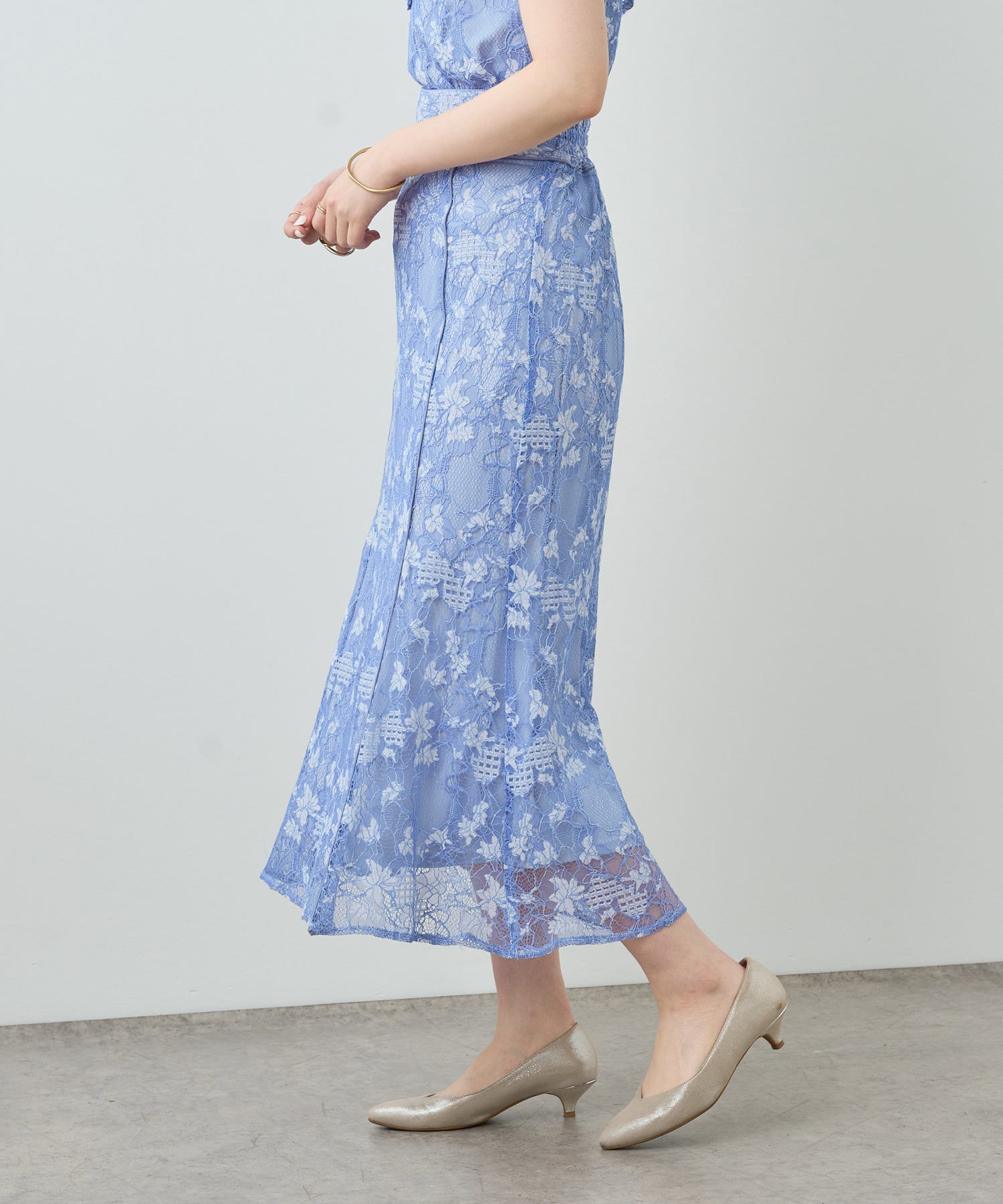 【セットアップ着用可・WEB限定】カラーレースハギスカート | natural couture(ナチュラルクチュール)レディース | PAL ...