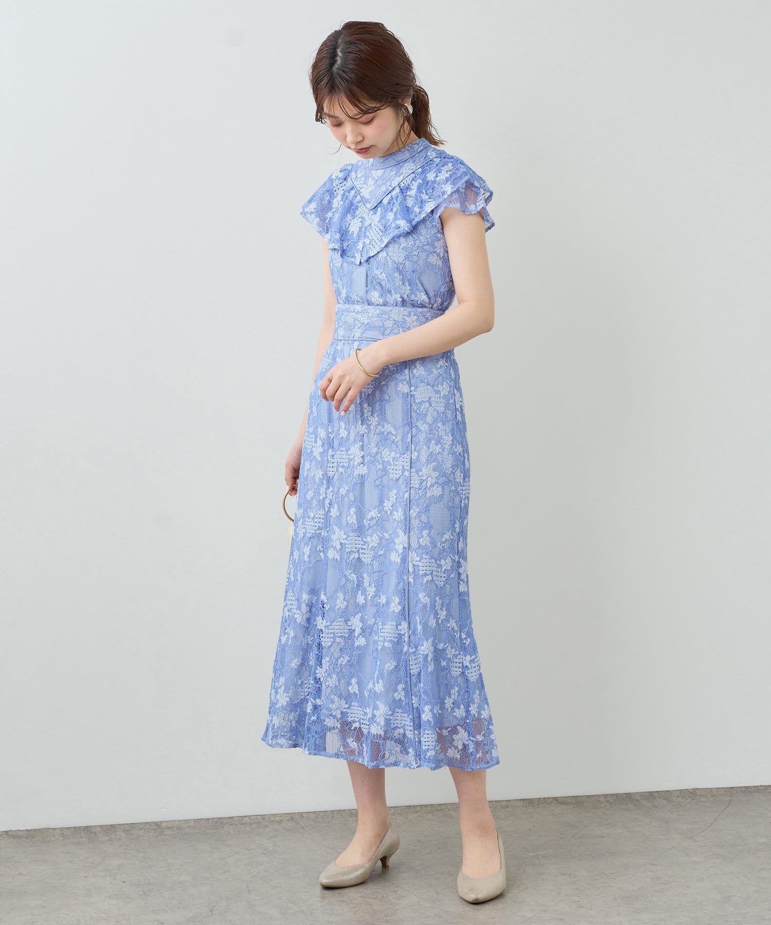 【セットアップ着用可・WEB限定】カラーレースハギスカート | natural couture(ナチュラルクチュール)レディース | PAL ...