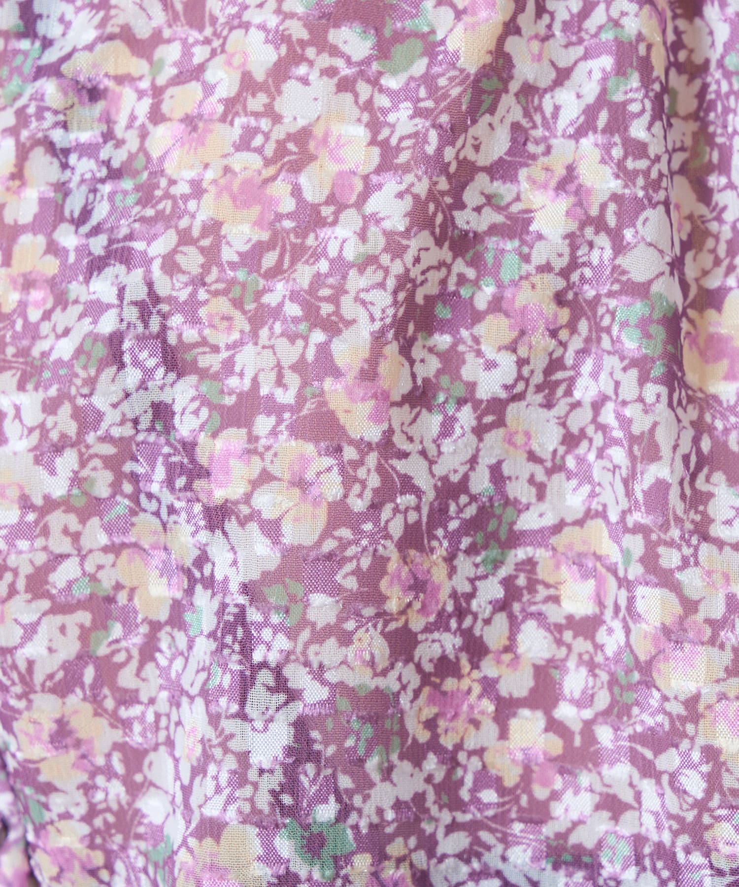 2WAY着用可/着回し抜群。小花柄ジャガードパイピングブラウス | natural couture(ナチュラルクチュール)レディース ...