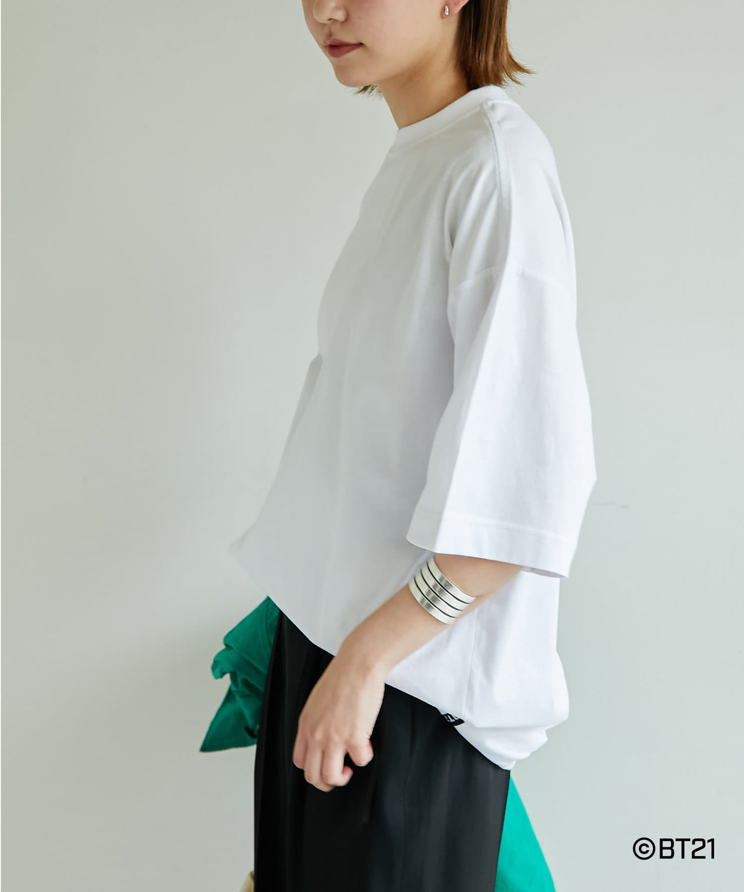 【BT21】ワンポイント刺繍Tシャツ/RJ | GALLARDAGALANTE(ガリャルダガランテ)レディース | PAL CLOSET(パル ...