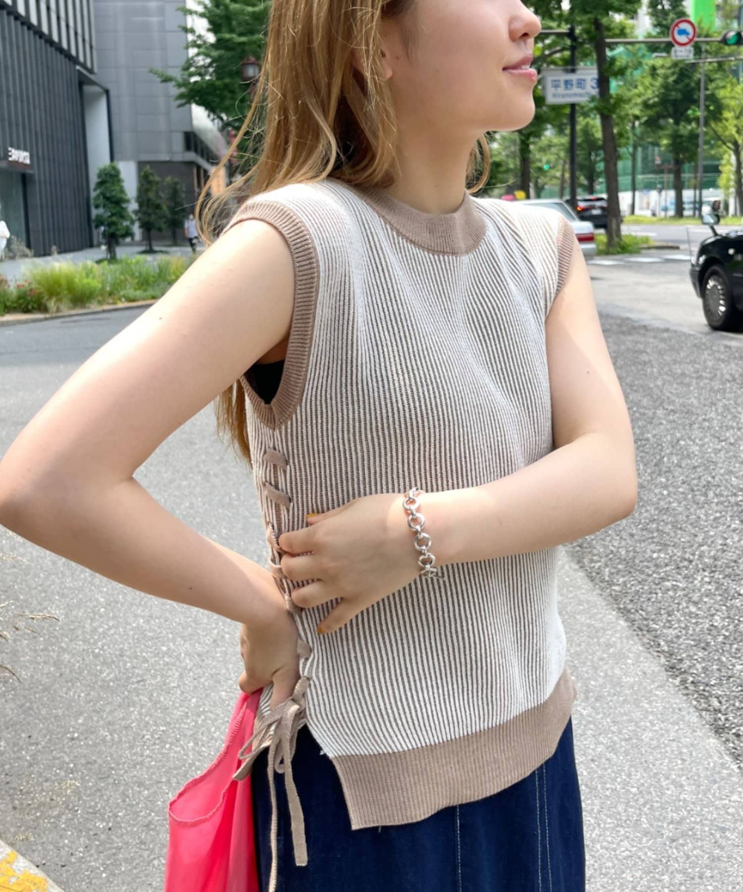 サイド編み上げニットノースリ | CPCM(シーピーシーエム)レディース | PAL CLOSET(パルクローゼット) - パルグループ公式 ...