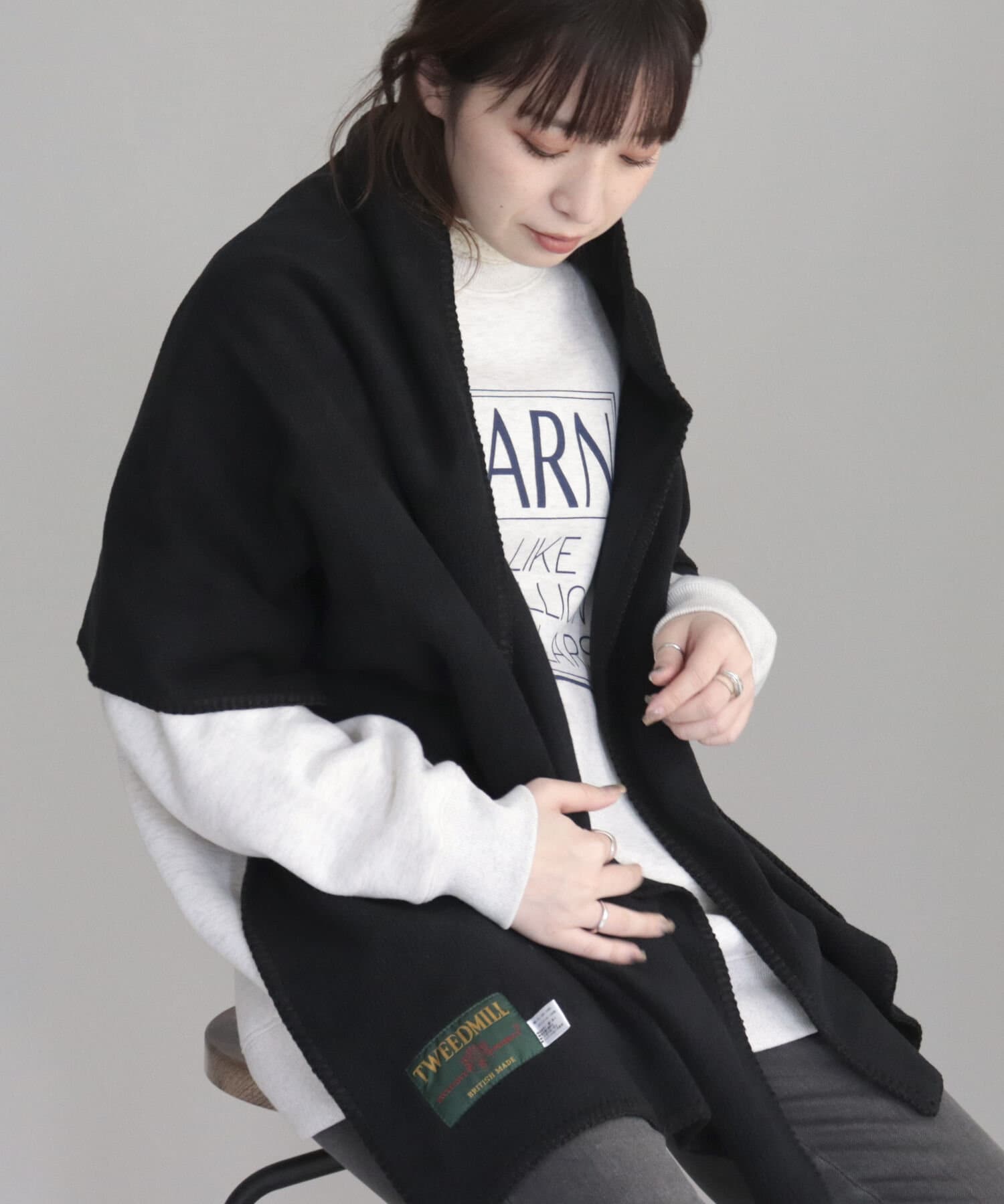 【TWEEDMILL/ツイードミル】フリース大判ストール | FREDY & GLOSTER(フレディ アンド グロスター)レディース ...