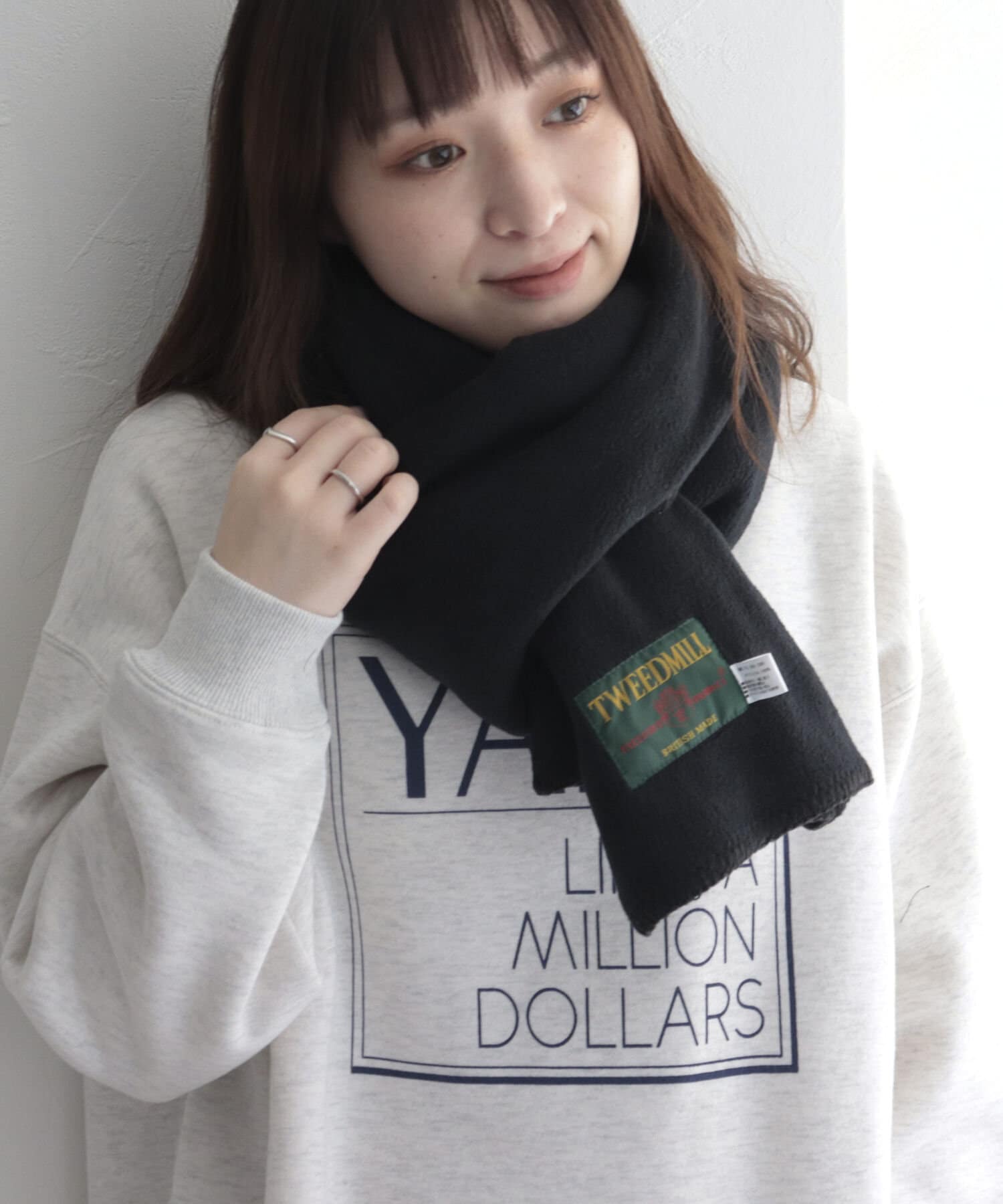 【TWEEDMILL/ツイードミル】フリース大判ストール | FREDY & GLOSTER(フレディ アンド グロスター)レディース ...