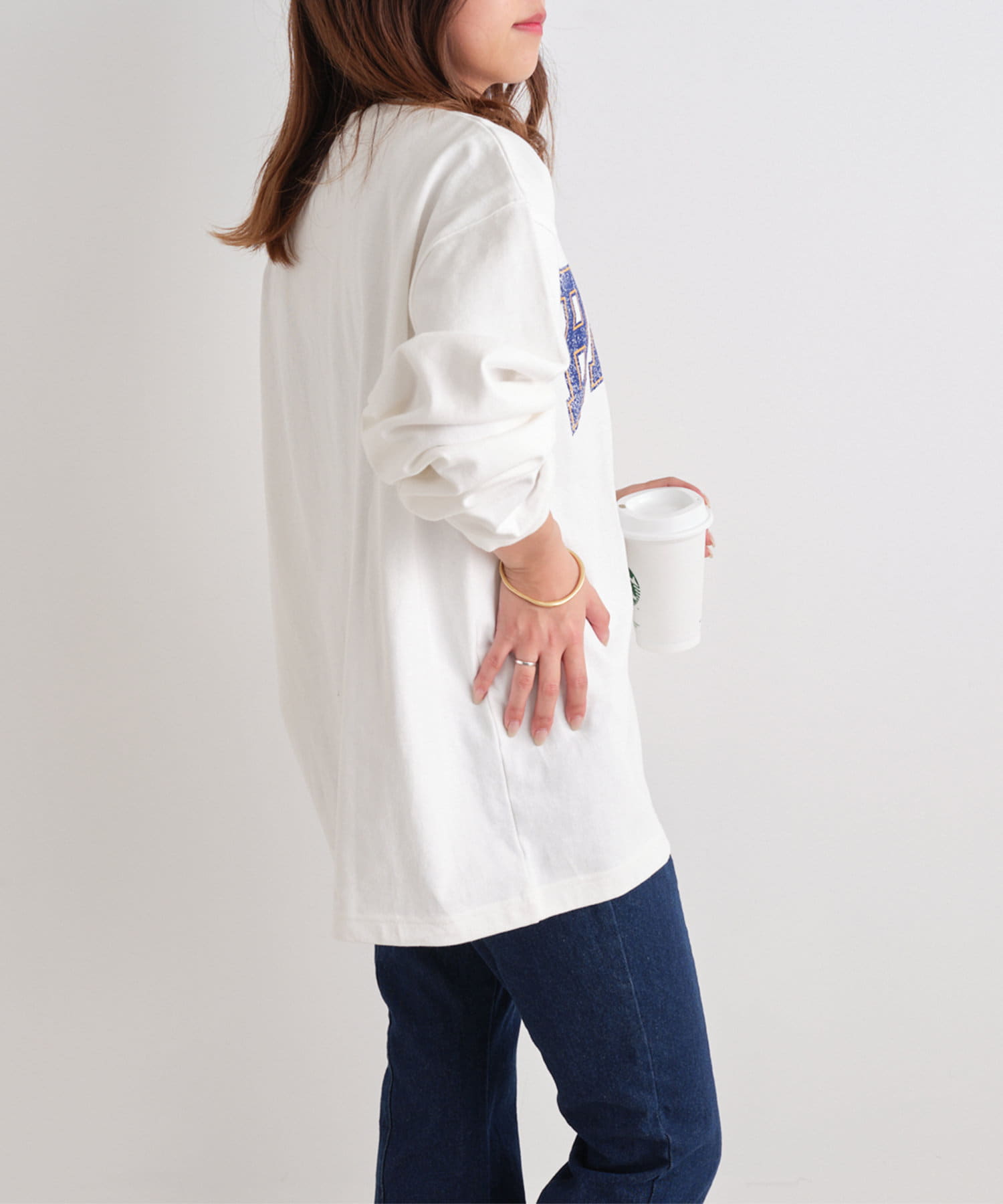 【NUNIFE】カレッジSWETEE | NICE CLAUP / OLIVE des OLIVE OUTLET(ナイスクラップ / オリーブ ...