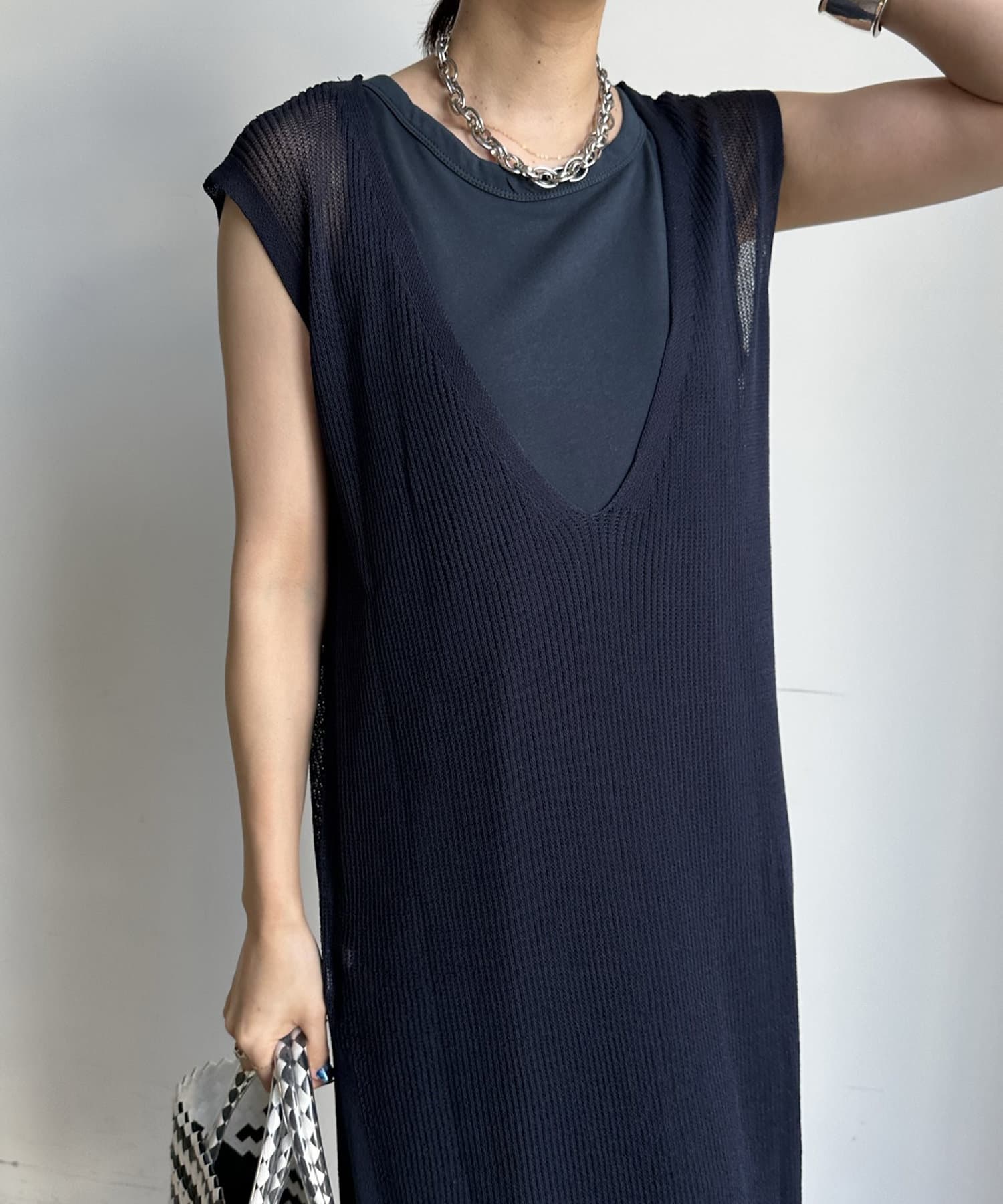 【WEB限定】アメスリワンピース＋シアーニットワンピースセット | DOUDOU(ドゥドゥ)レディース | PAL CLOSET(パル ...