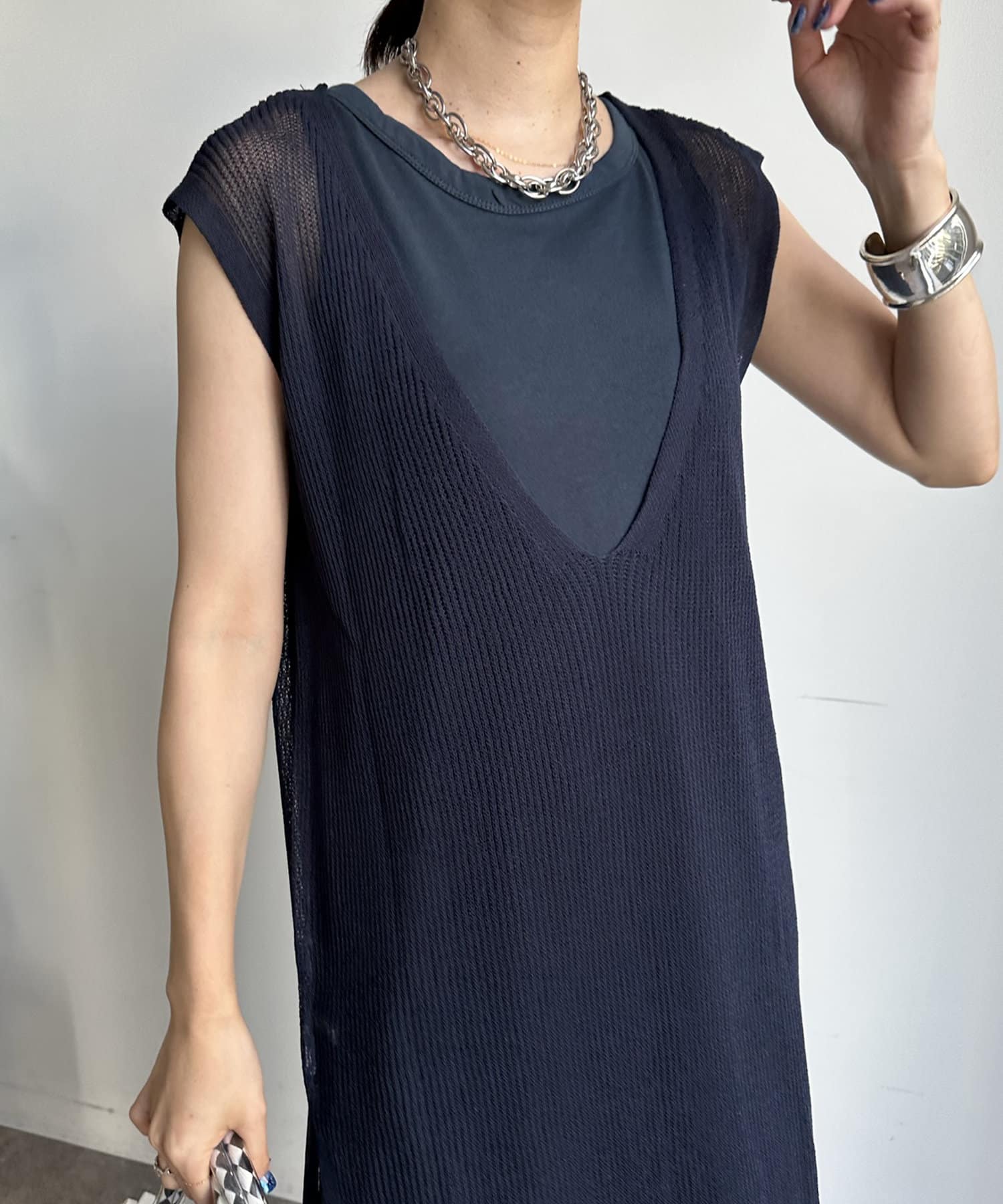 【WEB限定】アメスリワンピース＋シアーニットワンピースセット | DOUDOU(ドゥドゥ)レディース | PAL CLOSET(パル ...