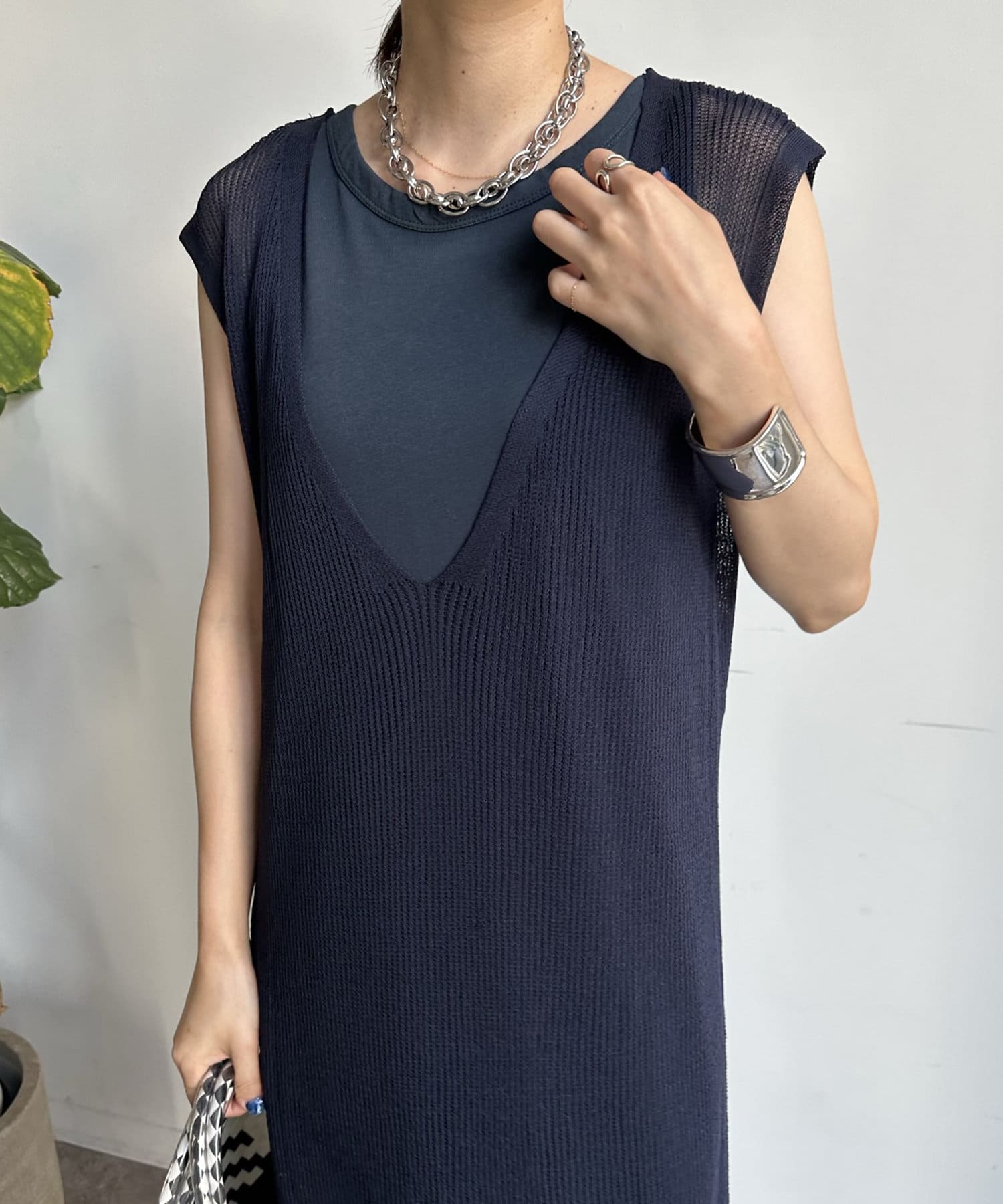 【WEB限定】アメスリワンピース＋シアーニットワンピースセット | DOUDOU(ドゥドゥ)レディース | PAL CLOSET(パル ...