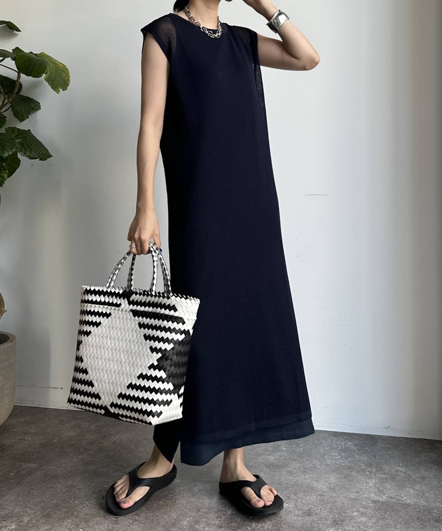 【WEB限定】アメスリワンピース＋シアーニットワンピースセット | DOUDOU(ドゥドゥ)レディース | PAL CLOSET(パル ...