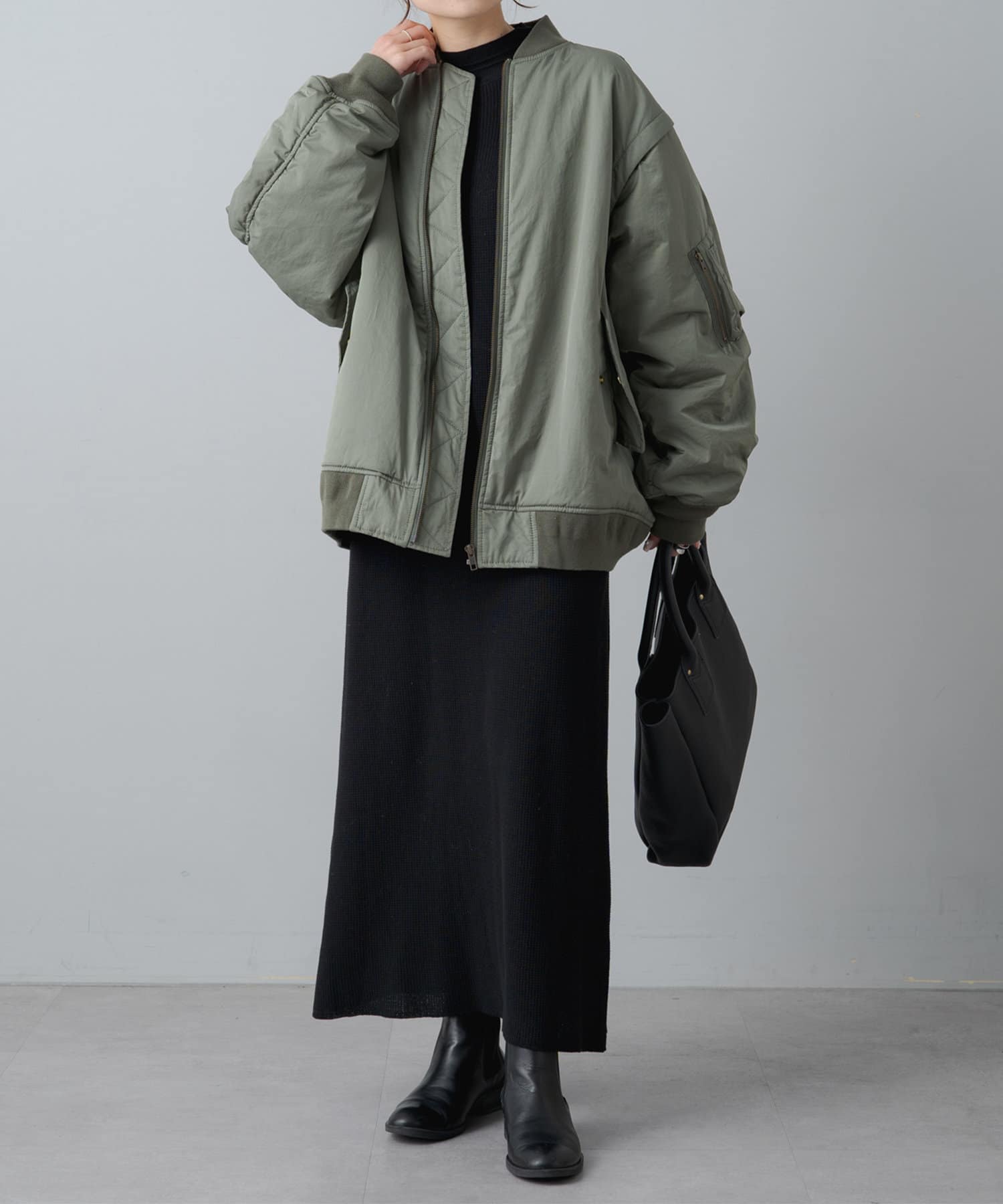 【WEB限定】2WAY MA-1ジャケット | PUAL CE CIN(ピュアルセシン)レディース | PAL CLOSET(パルクローゼット) - パルグループ公式ファッション通販サイト