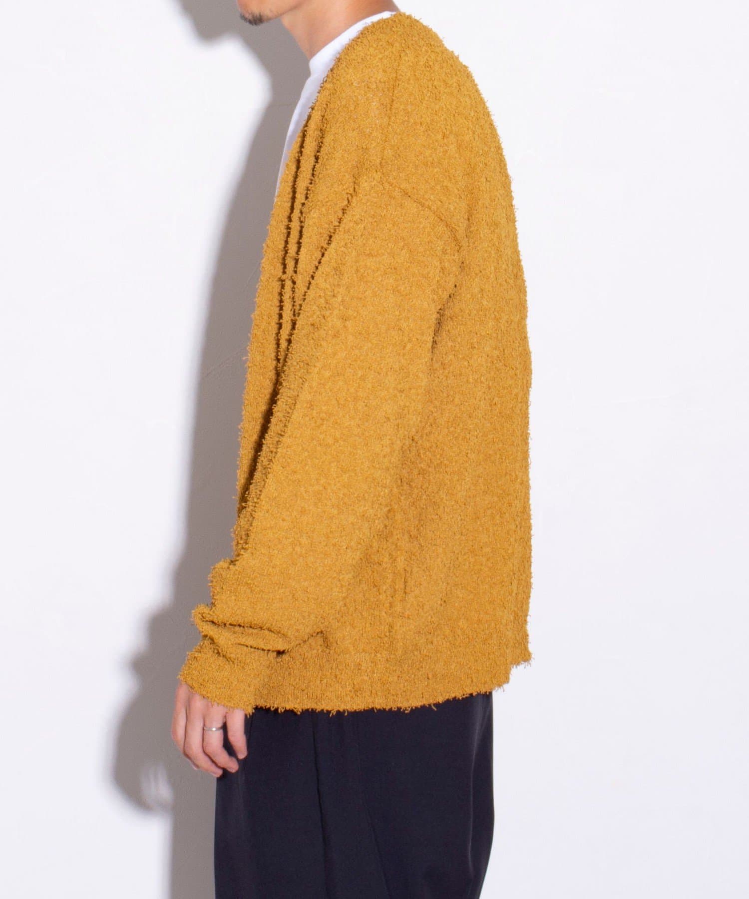 【GLOSTER】ルーズシルエット 異素材 ツイストブークレ ニットカーディガン | FREDY & GLOSTER(フレディ アンド ...