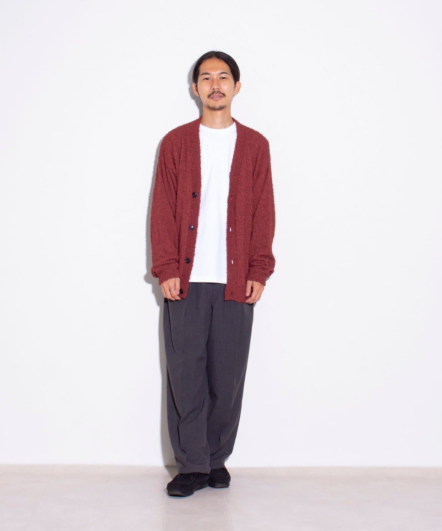 【GLOSTER】ルーズシルエット 異素材 ツイストブークレ ニットカーディガン | FREDY & GLOSTER(フレディ アンド ...