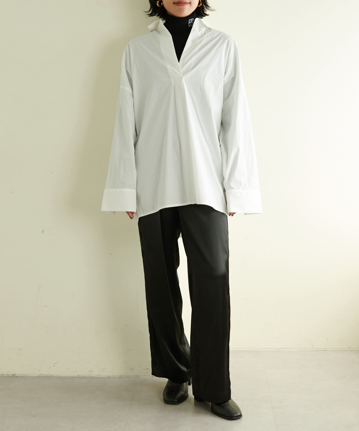 スキッパー長袖シャツ | LARUTA(ラルータ)レディース | PAL CLOSET(パルクローゼット) - パルグループ公式ファッション通販サイト