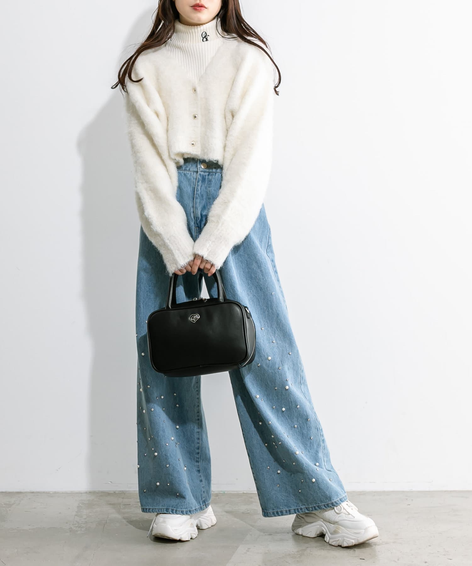 ハートボタンドルマンカーディガン | OLIVE des OLIVE(オリーブ デ オリーブ)レディース | PAL CLOSET(パル ...