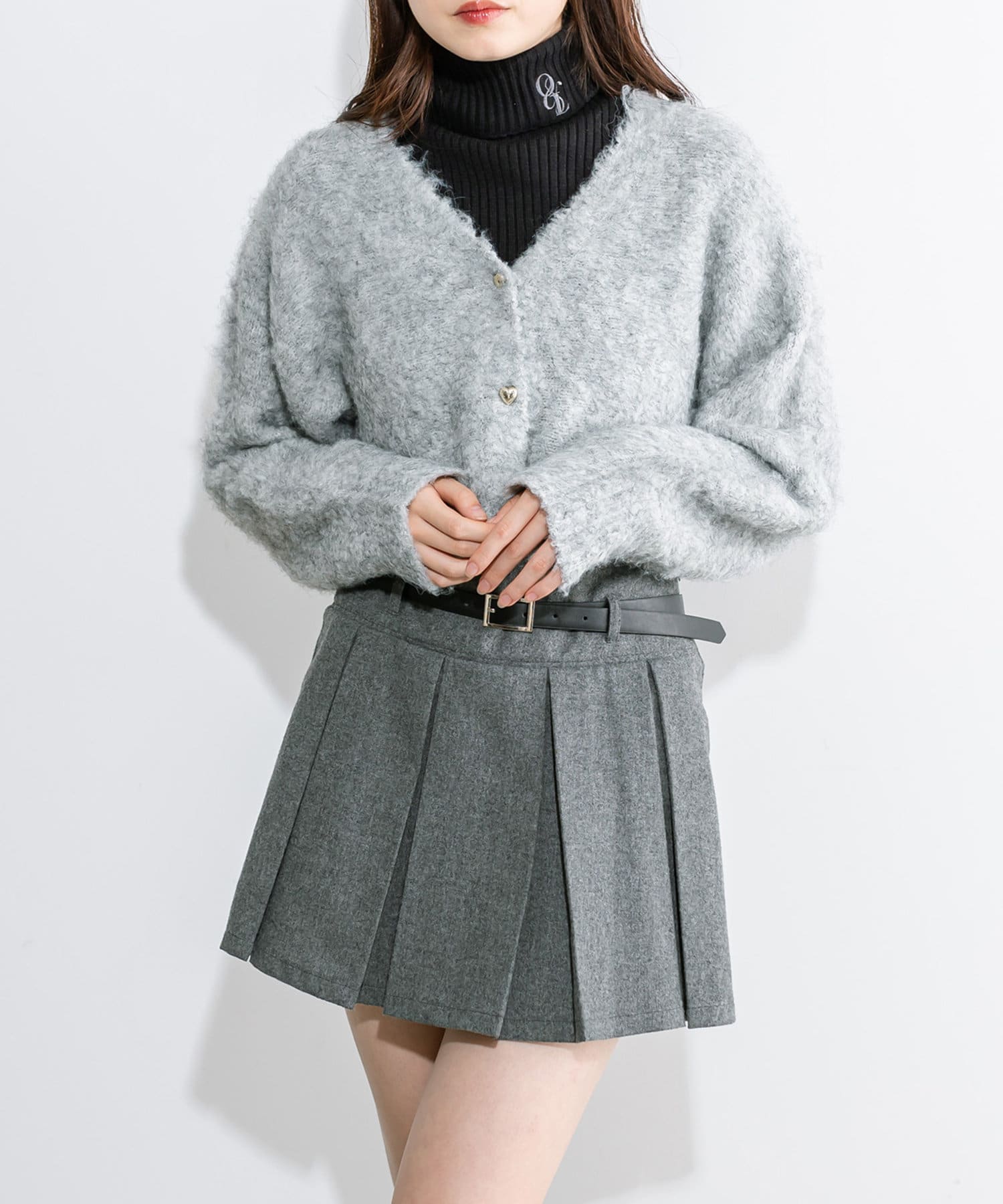 ハートボタンドルマンカーディガン | OLIVE des OLIVE(オリーブ デ オリーブ)レディース | PAL CLOSET(パル ...