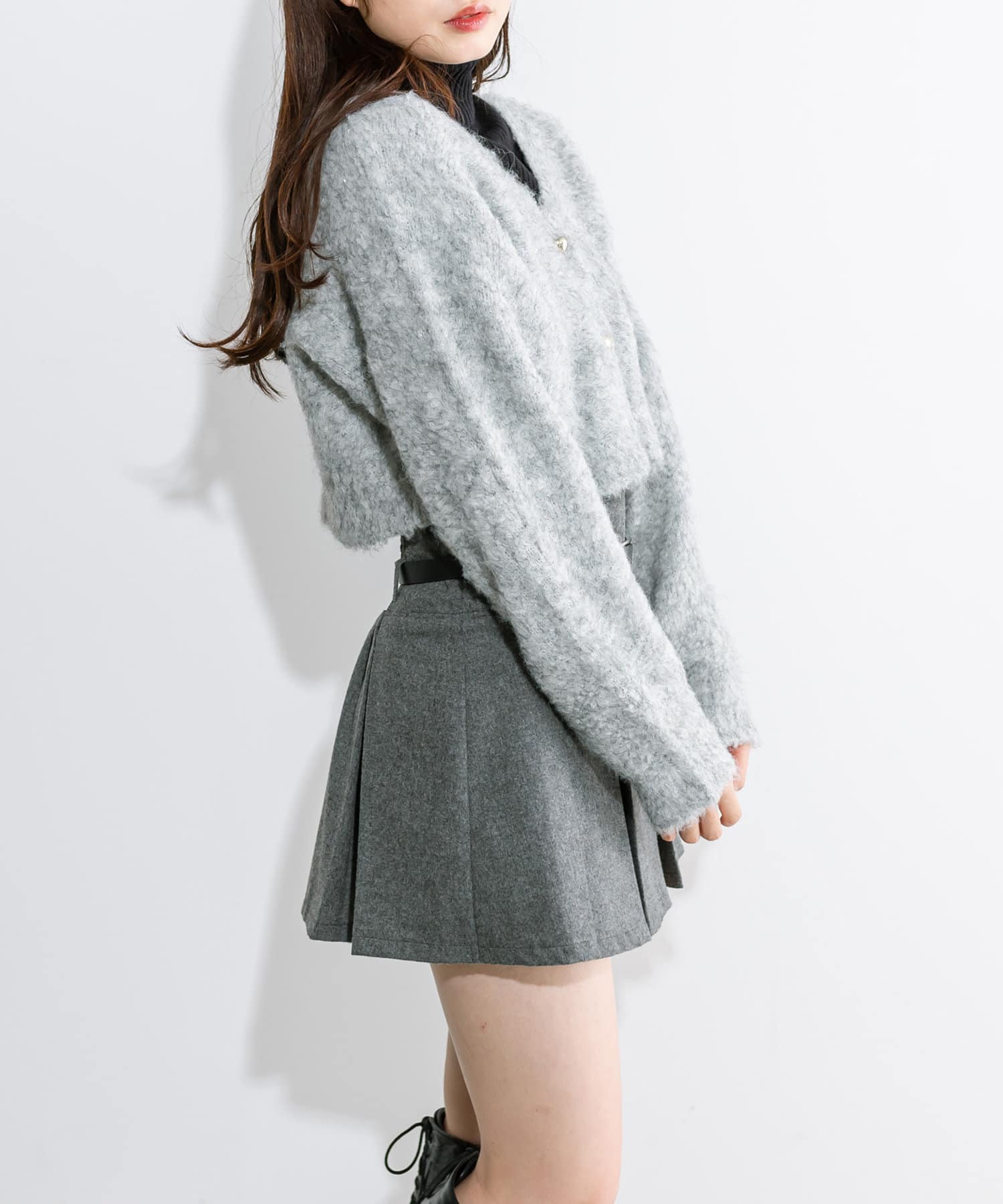 ハートボタンドルマンカーディガン | OLIVE des OLIVE(オリーブ デ オリーブ)レディース | PAL CLOSET(パル ...