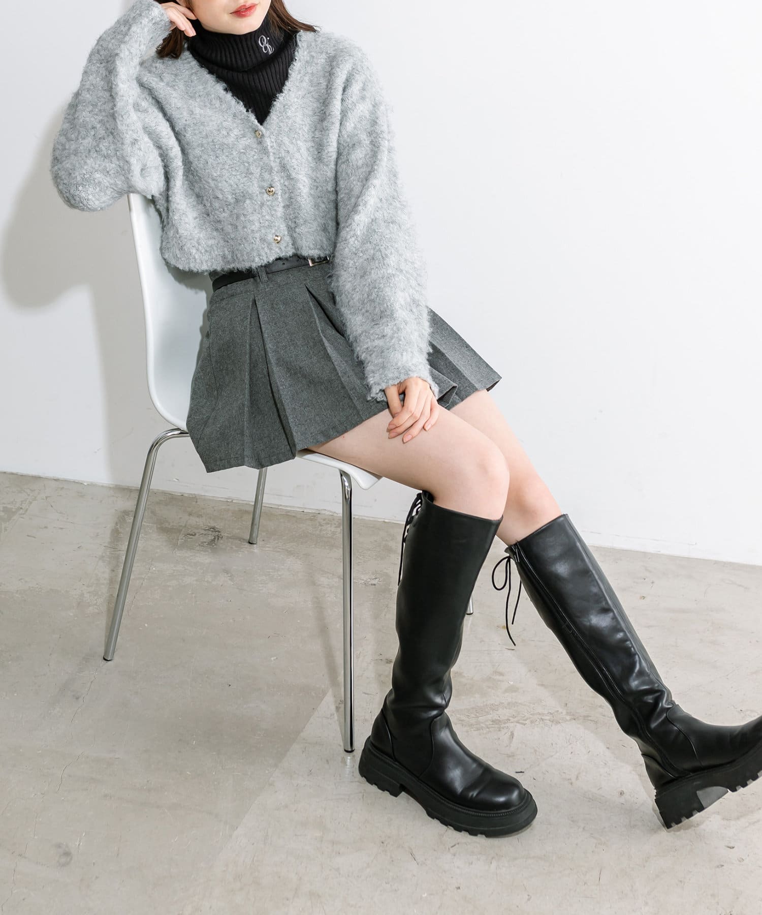 ハートボタンドルマンカーディガン | OLIVE des OLIVE(オリーブ デ オリーブ)レディース | PAL CLOSET(パル ...