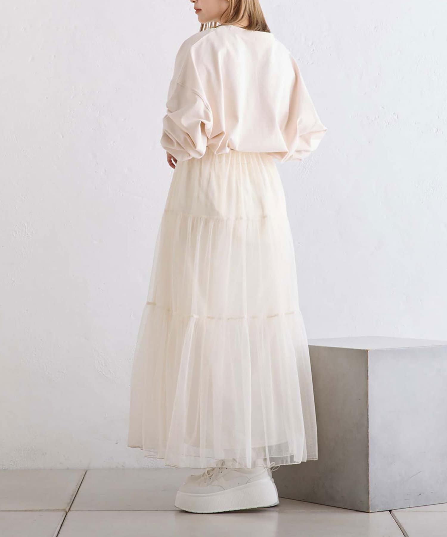 【one after another】ワンポイント刺繍ビッグロンT | NICE CLAUP / OLIVE des OLIVE OUTLET ...