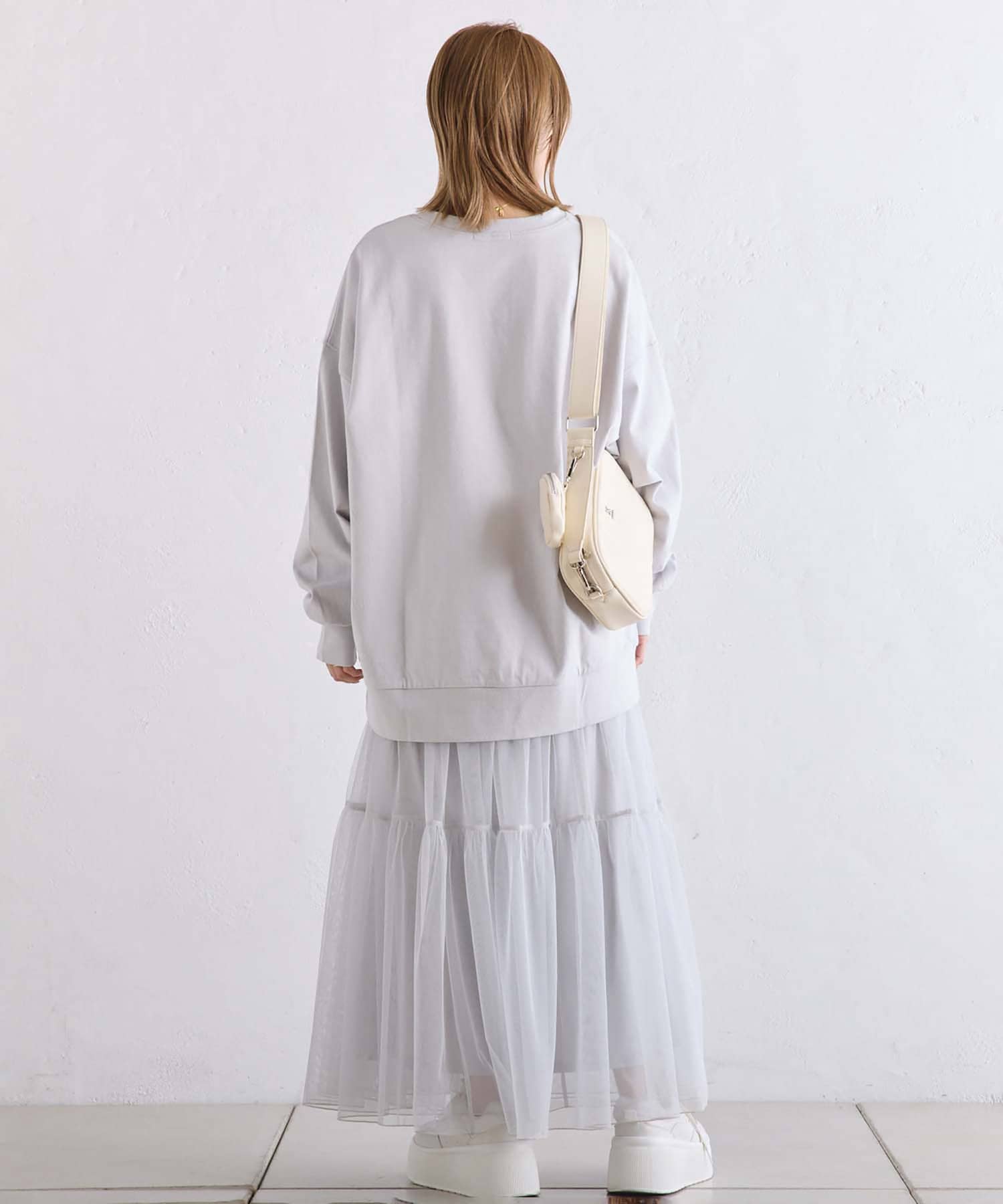 【one after another】ワンポイント刺繍ビッグロンT | NICE CLAUP / OLIVE des OLIVE OUTLET ...