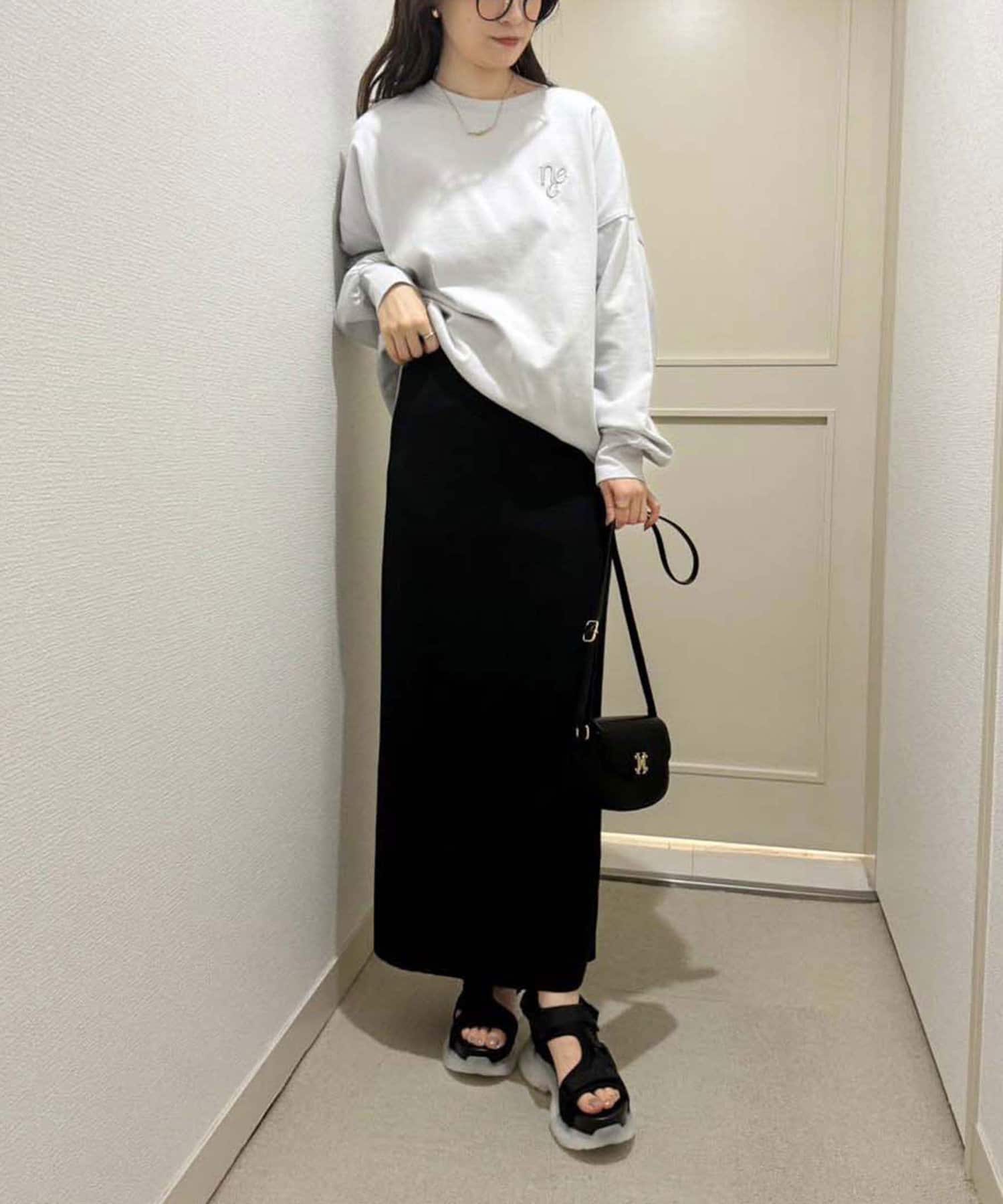 【one after another】ワンポイント刺繍ビッグロンT | NICE CLAUP / OLIVE des OLIVE OUTLET ...