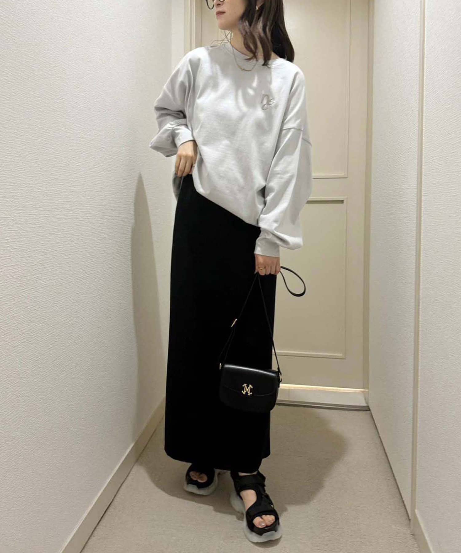 【one after another】ワンポイント刺繍ビッグロンT | NICE CLAUP / OLIVE des OLIVE OUTLET ...