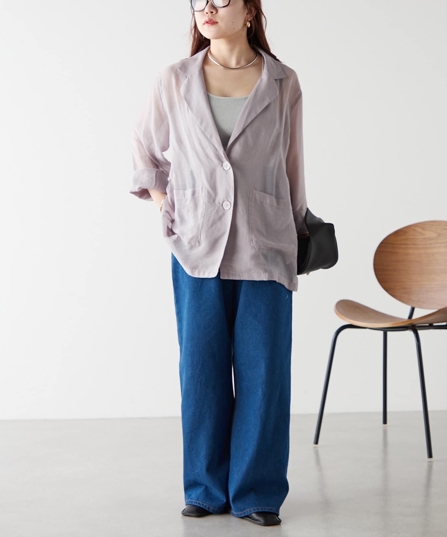 シアーテーラードジャケット | Remind me and forever(リマインドミーアンドフォーエバー)レディース | PAL ...