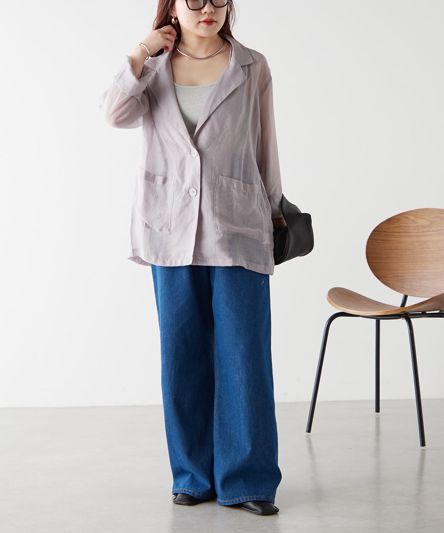 シアーテーラードジャケット | Remind me and forever(リマインドミーアンドフォーエバー)レディース | PAL ...