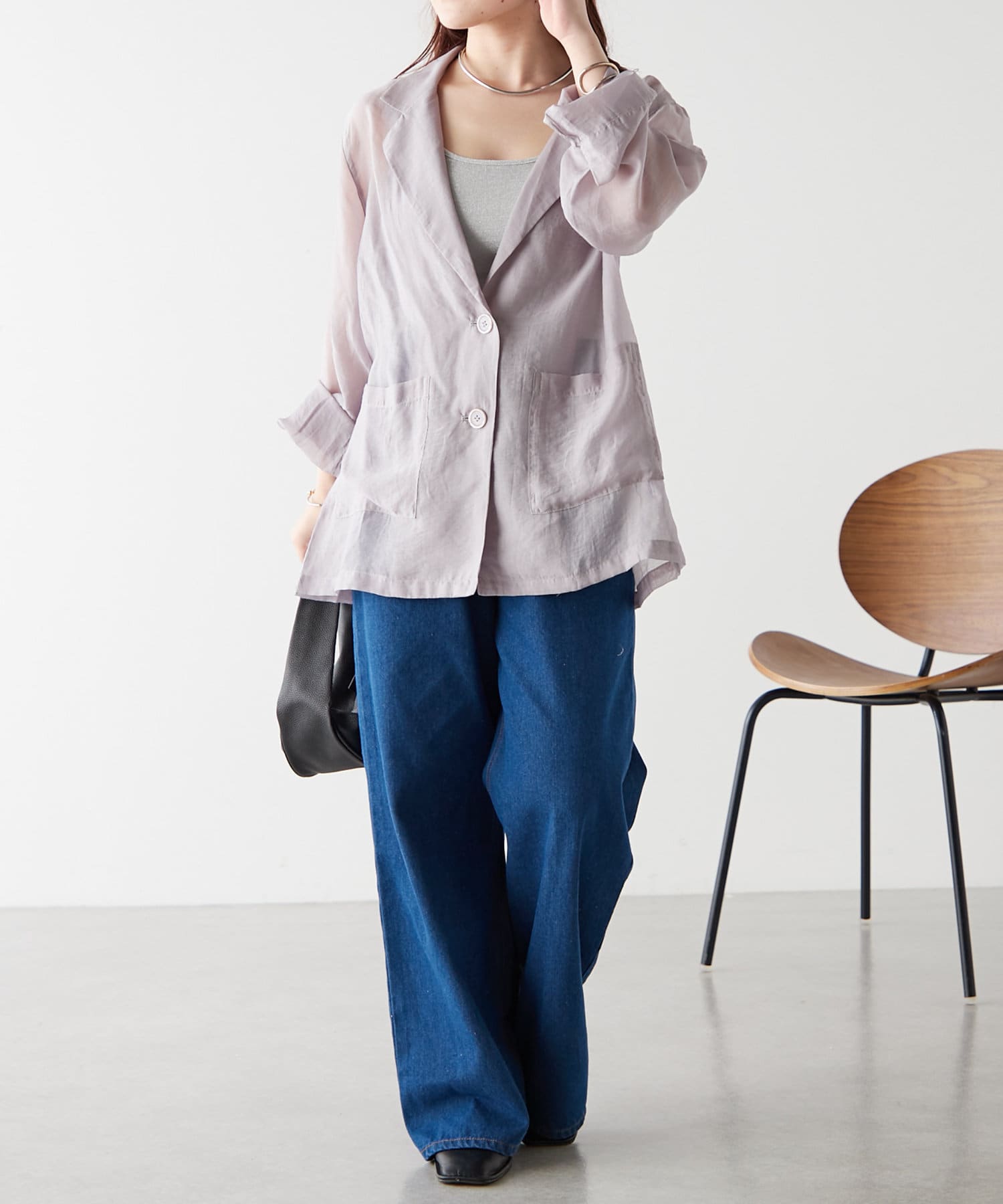 シアーテーラードジャケット | Remind me and forever(リマインドミーアンドフォーエバー)レディース | PAL ...