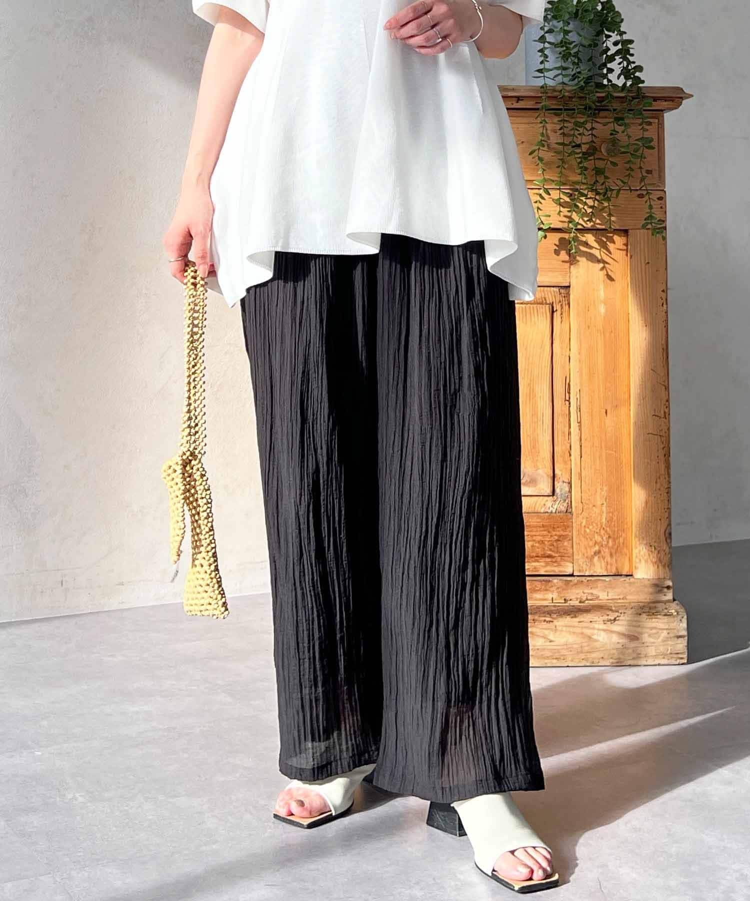 シアーワッシャーパンツ | Croisiere(クロジエール)レディース | PAL CLOSET(パルクローゼット) - パルグループ公式ファッション通販サイト