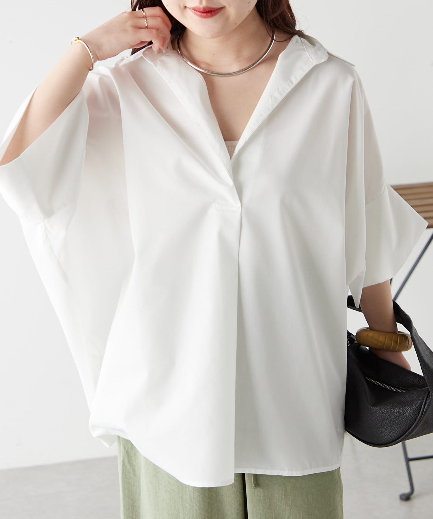 スキッパーシャツ | Remind me and forever(リマインドミーアンドフォーエバー)レディース | PAL CLOSET(パル ...