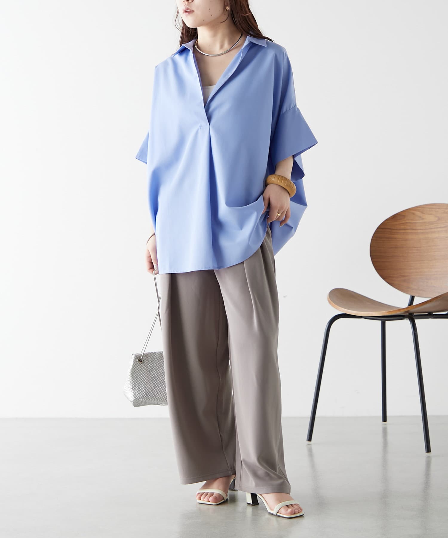 スキッパーシャツ | Remind me and forever(リマインドミーアンドフォーエバー)レディース | PAL CLOSET(パル ...