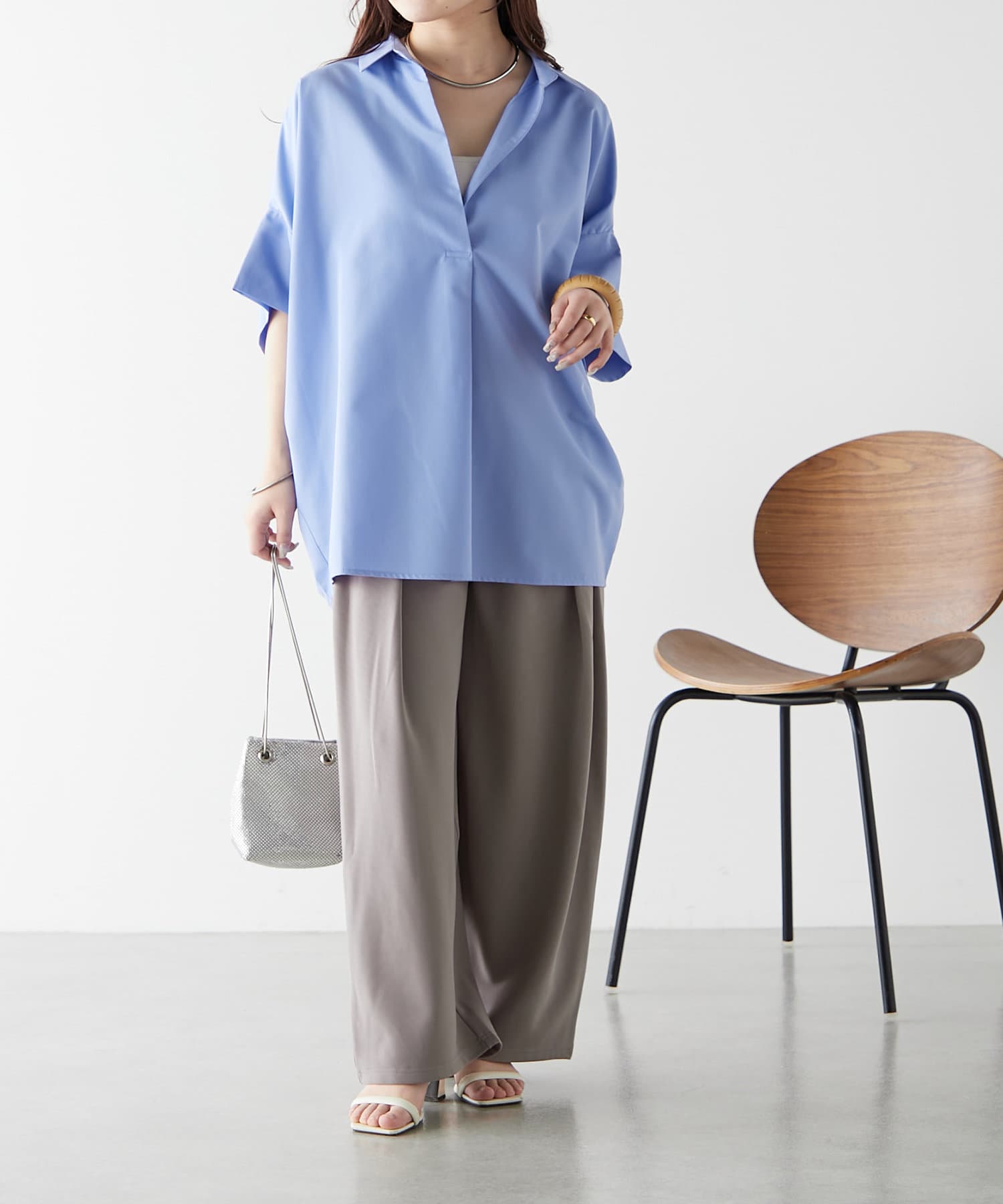 スキッパーシャツ | Remind me and forever(リマインドミーアンドフォーエバー)レディース | PAL CLOSET(パル ...