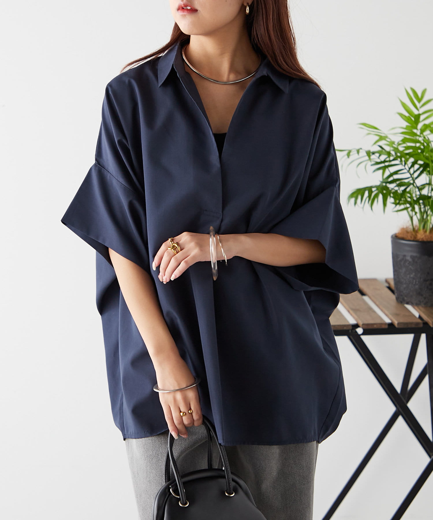 スキッパーシャツ | Remind me and forever(リマインドミーアンドフォーエバー)レディース | PAL CLOSET(パル ...