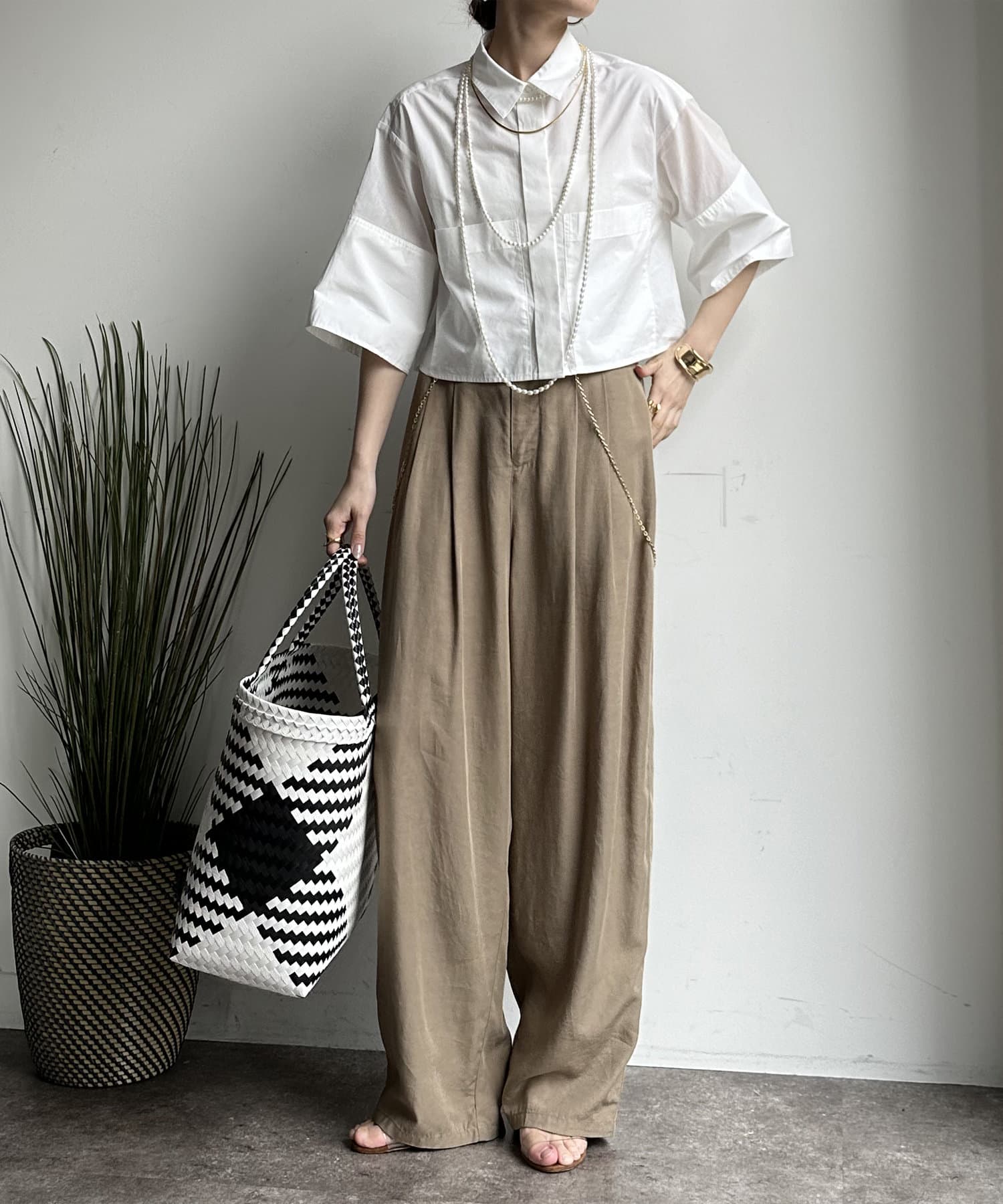 【WEB限定】コットンツイル切替シャツ | DOUDOU(ドゥドゥ)レディース | PAL CLOSET(パルクローゼット) - パルグループ ...