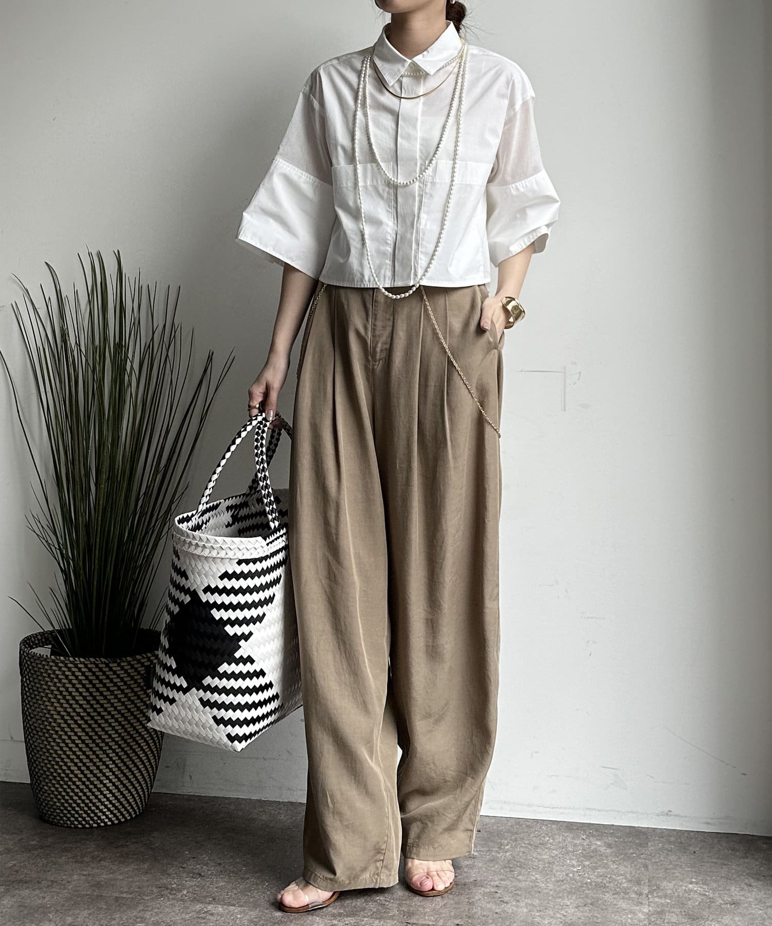 【WEB限定】コットンツイル切替シャツ | DOUDOU(ドゥドゥ)レディース | PAL CLOSET(パルクローゼット) - パルグループ ...