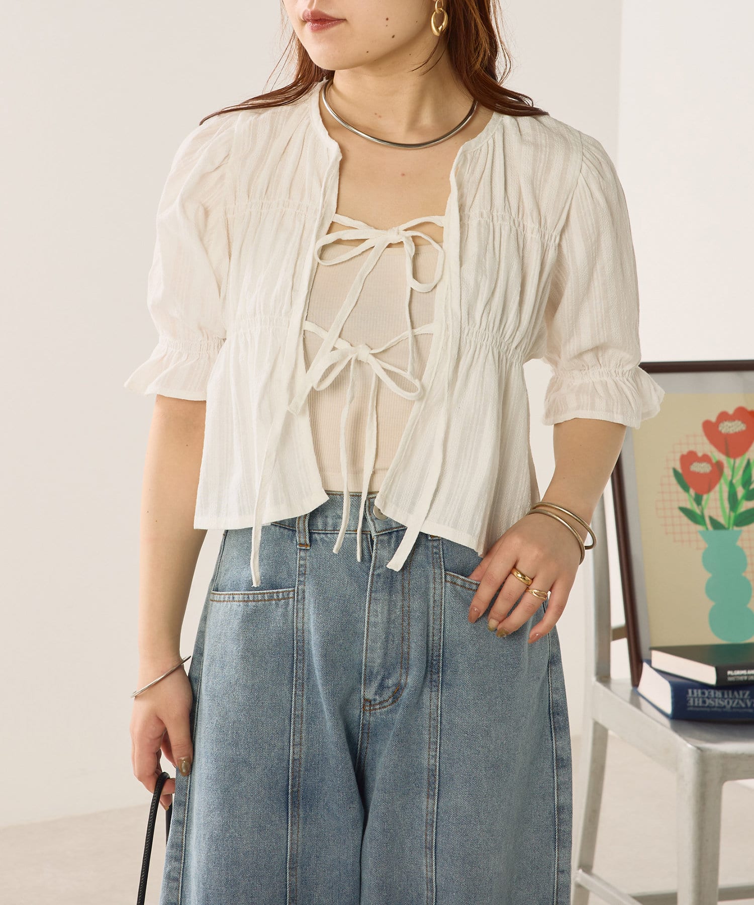 5分袖シャーリングブラウス | Remind me and forever(リマインドミーアンドフォーエバー)レディース | PAL ...