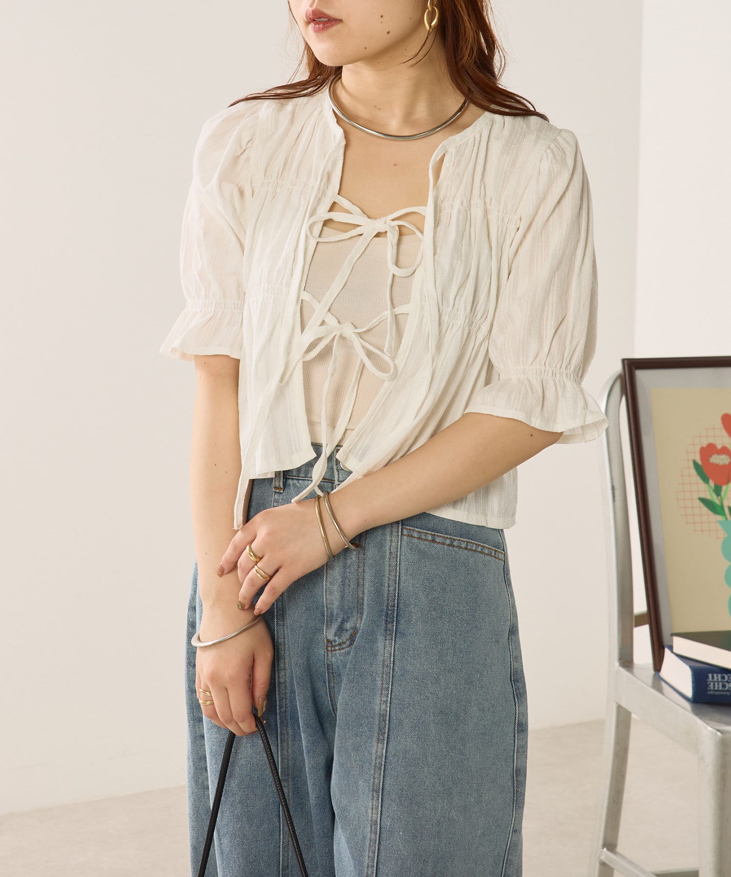 5分袖シャーリングブラウス | Remind me and forever(リマインドミーアンドフォーエバー)レディース | PAL ...