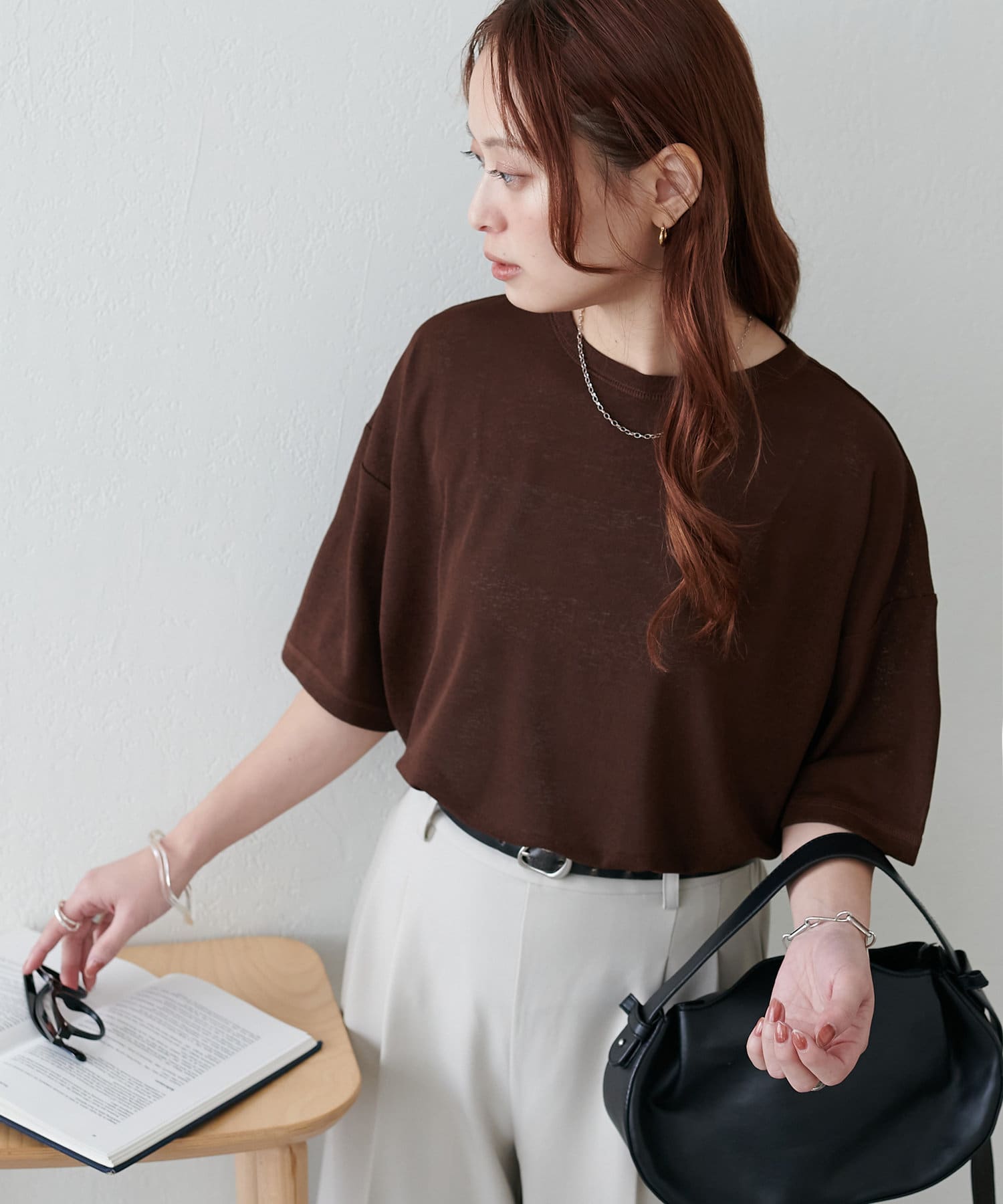 【新色追加/WEB限定】梨地シアー5分袖 | DISCOAT(ディスコート)レディース | PAL CLOSET(パルクローゼット) - パル ...