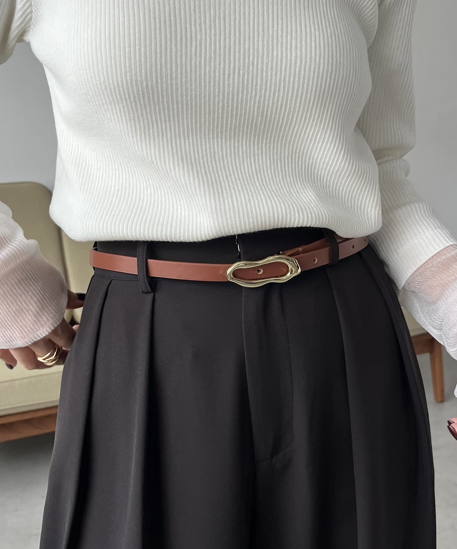 ウェーブバックルベルト | CAPRICIEUX LE'MAGE(カプリシュレマージュ)レディース | PAL CLOSET(パルクローゼット ...