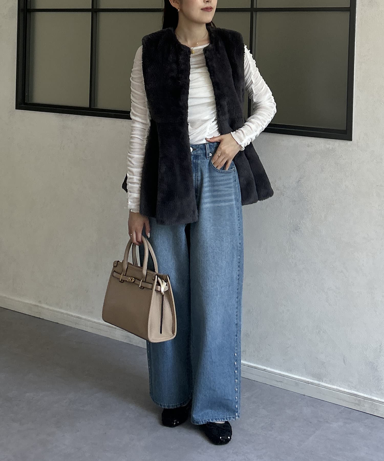 スタッズ付きワイドデニム | Thevon.(ゼヴォン)レディース | PAL CLOSET(パルクローゼット) - パルグループ公式 ...