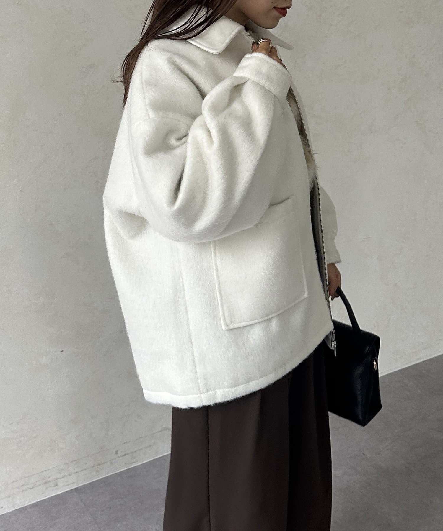 シャギーダブルジップミドルブルゾン | Thevon.(ゼヴォン)レディース | PAL CLOSET(パルクローゼット) - パルグループ ...