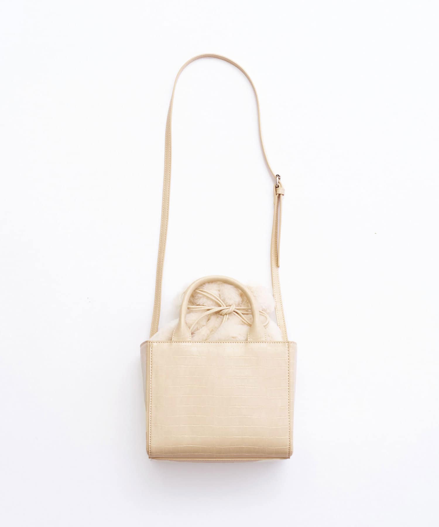 【one after another】ファー巾着インバッグ | NICE CLAUP / OLIVE des OLIVE OUTLET(ナイス ...
