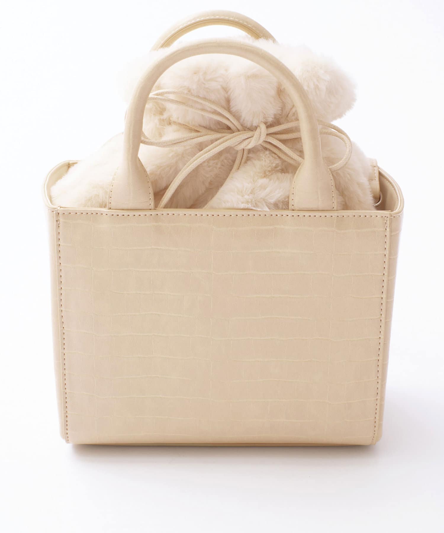 【one after another】ファー巾着インバッグ | NICE CLAUP / OLIVE des OLIVE OUTLET(ナイス ...