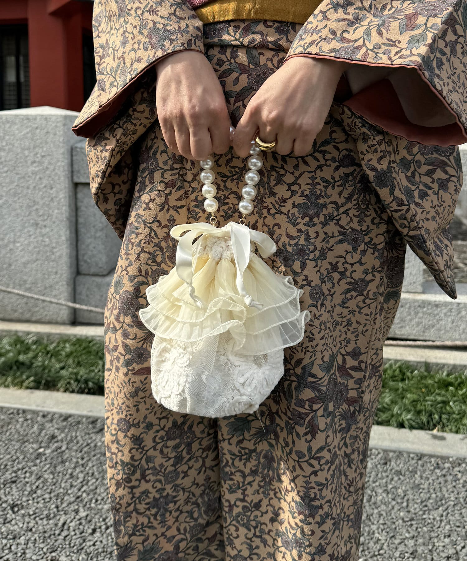 【和装におすすめ】フリル巾着バッグ | Lattice(ラティス)レディース | PAL CLOSET(パルクローゼット) - パルグループ ...