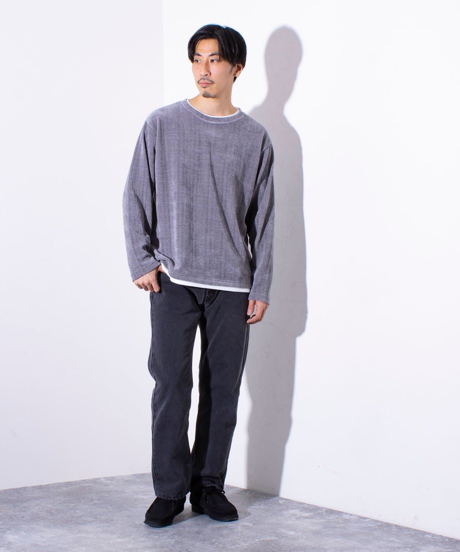 【GLOSTER】シェニールフェイクレイヤード プルオーバー | FREDY & GLOSTER(フレディ アンド グロスター)メンズ ...