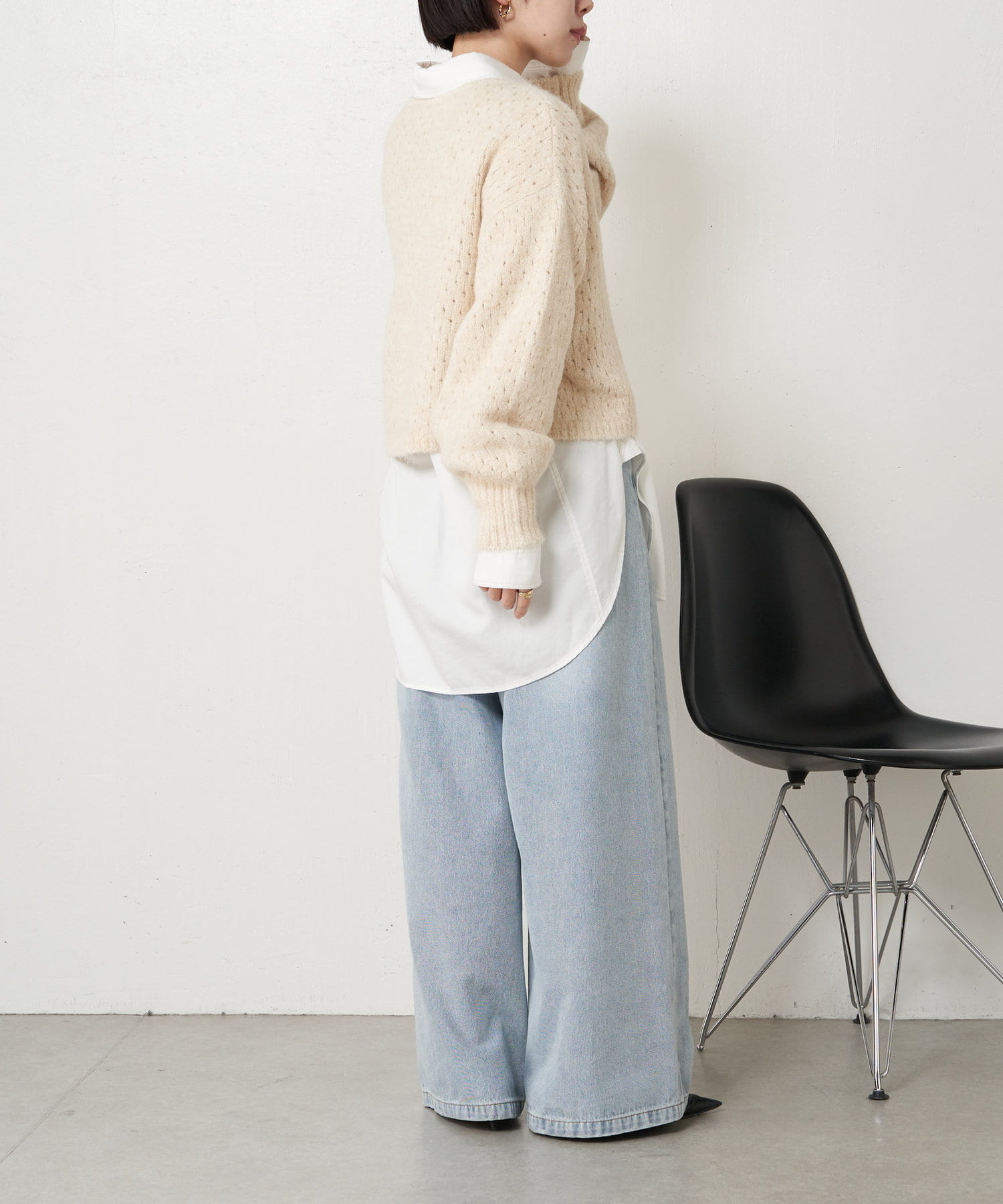 透かし編みショートニット | Jena espace merveilleux(ジェナ エスパスメルヴェイユ)レディース | PAL ...