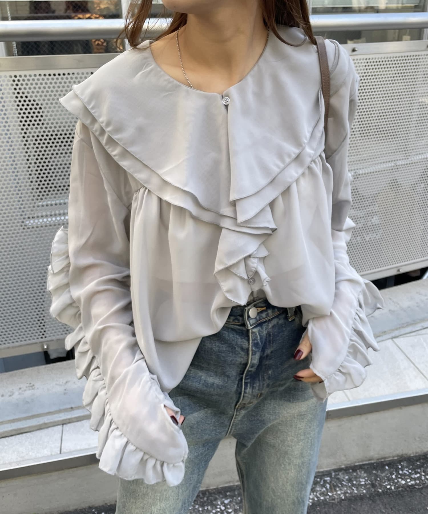 [mline]ラッフルブラウス | mystic(ミスティック)レディース | PAL CLOSET(パルクローゼット) - パルグループ公式 ...